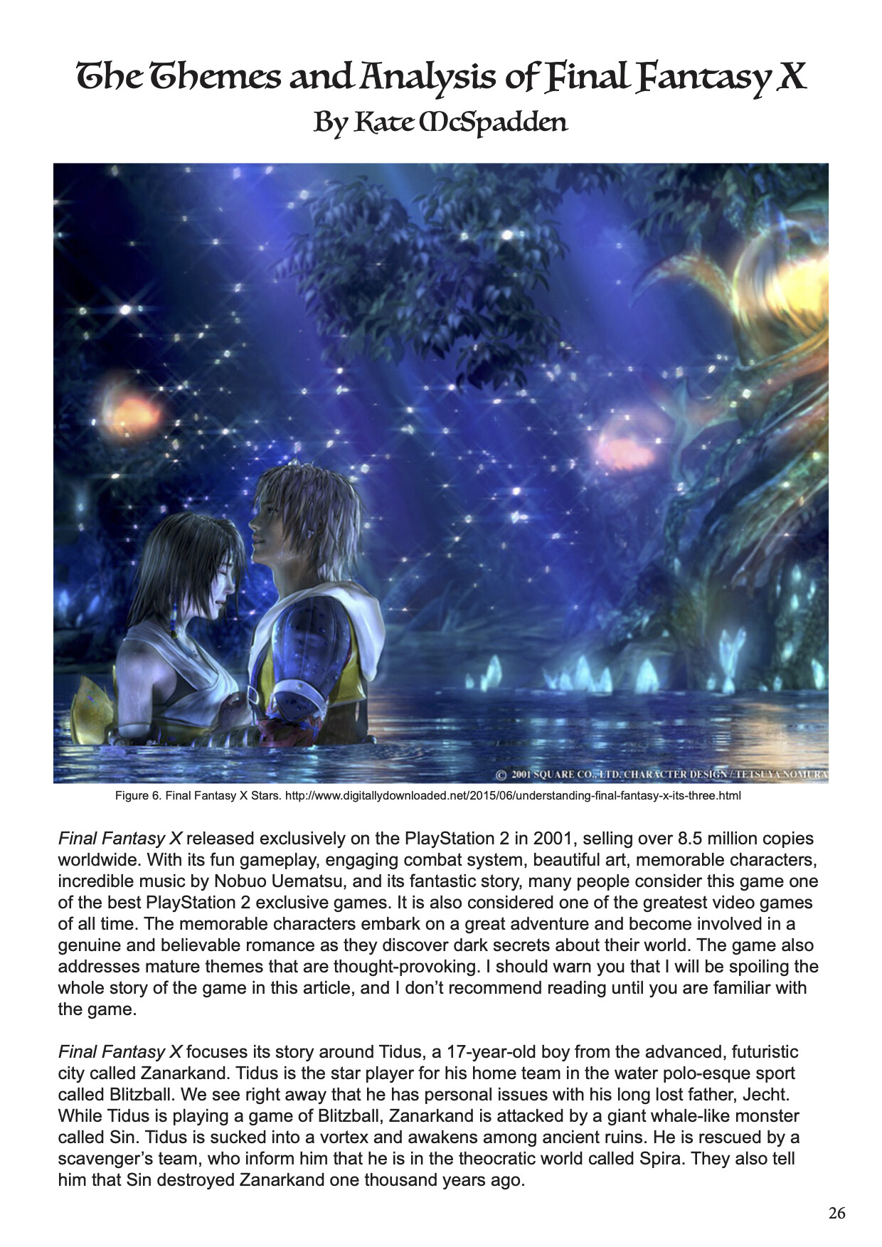 ArtStation - Themes and Analysis of Final Fantasy X