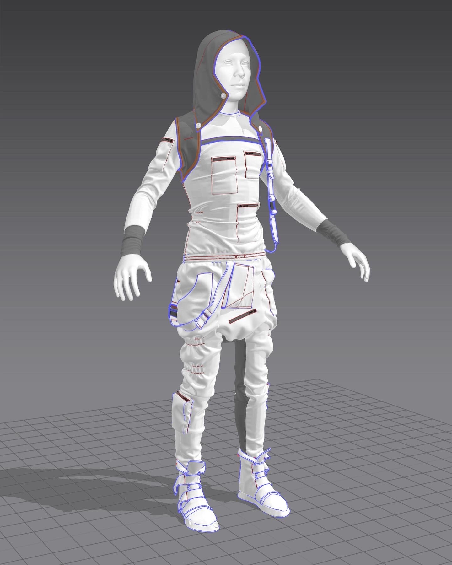 Realtime GraphX - Male outfit for metahuman character