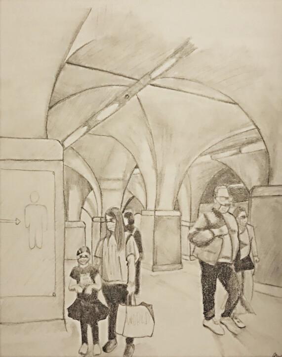 ArtStation - Location Drawing London Bridge Station