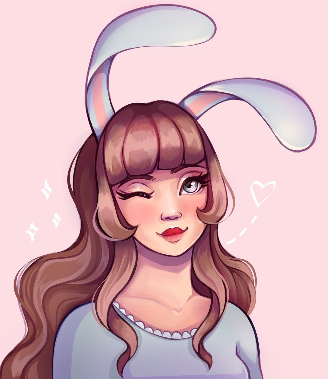 ArtStation - Bunny girl portrait