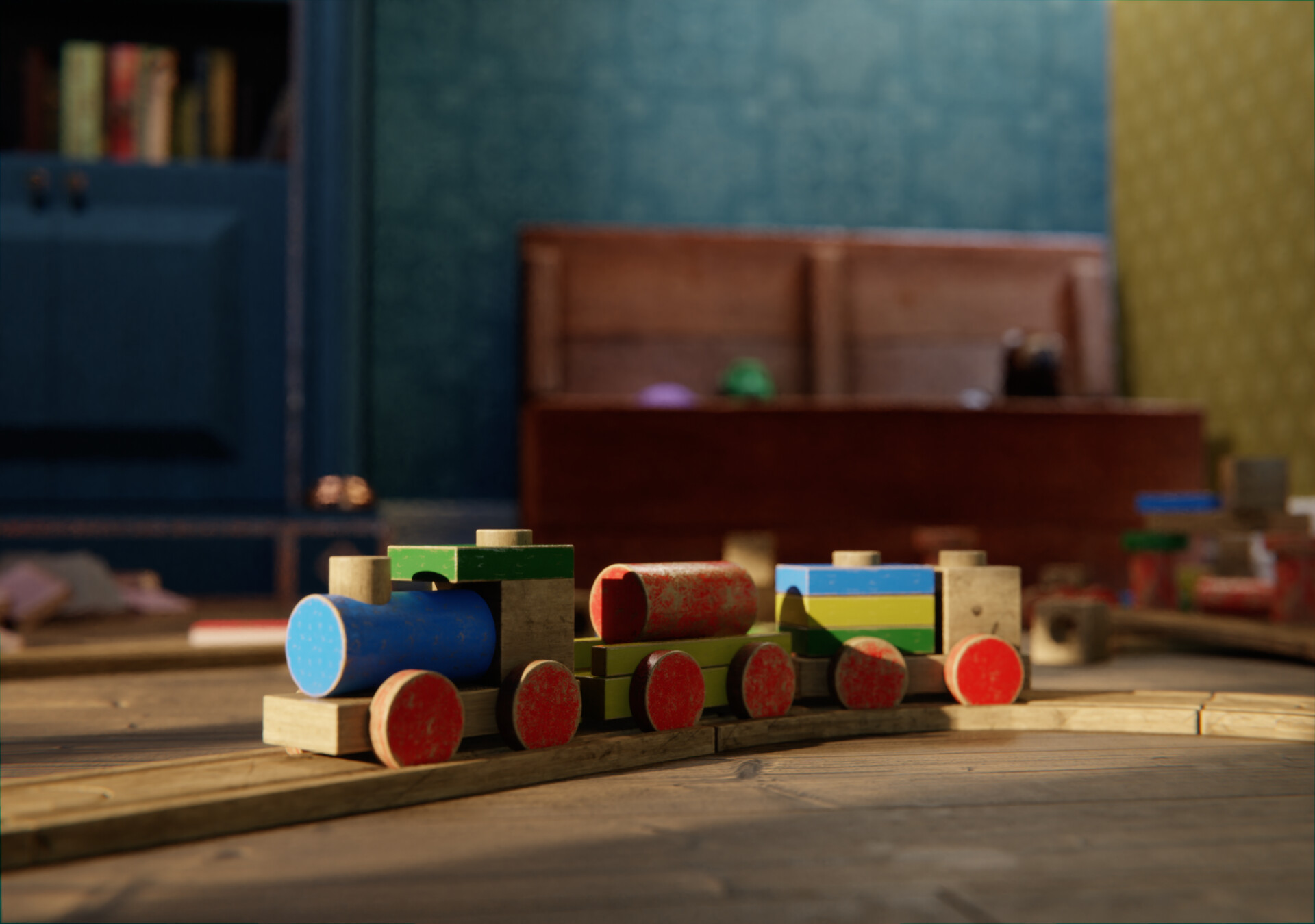 ArtStation - Toy Train