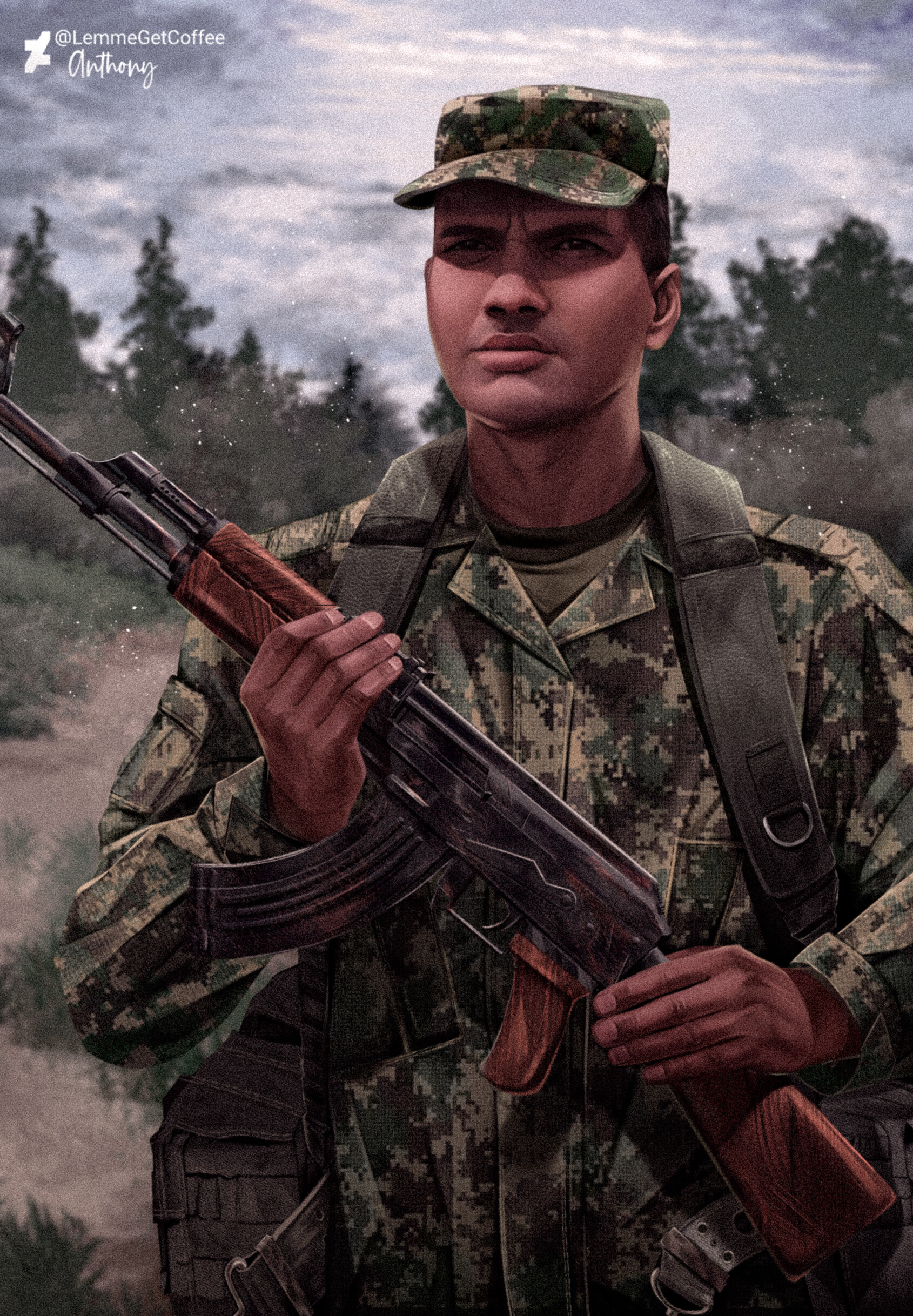 ArtStation - Commission: Soldier