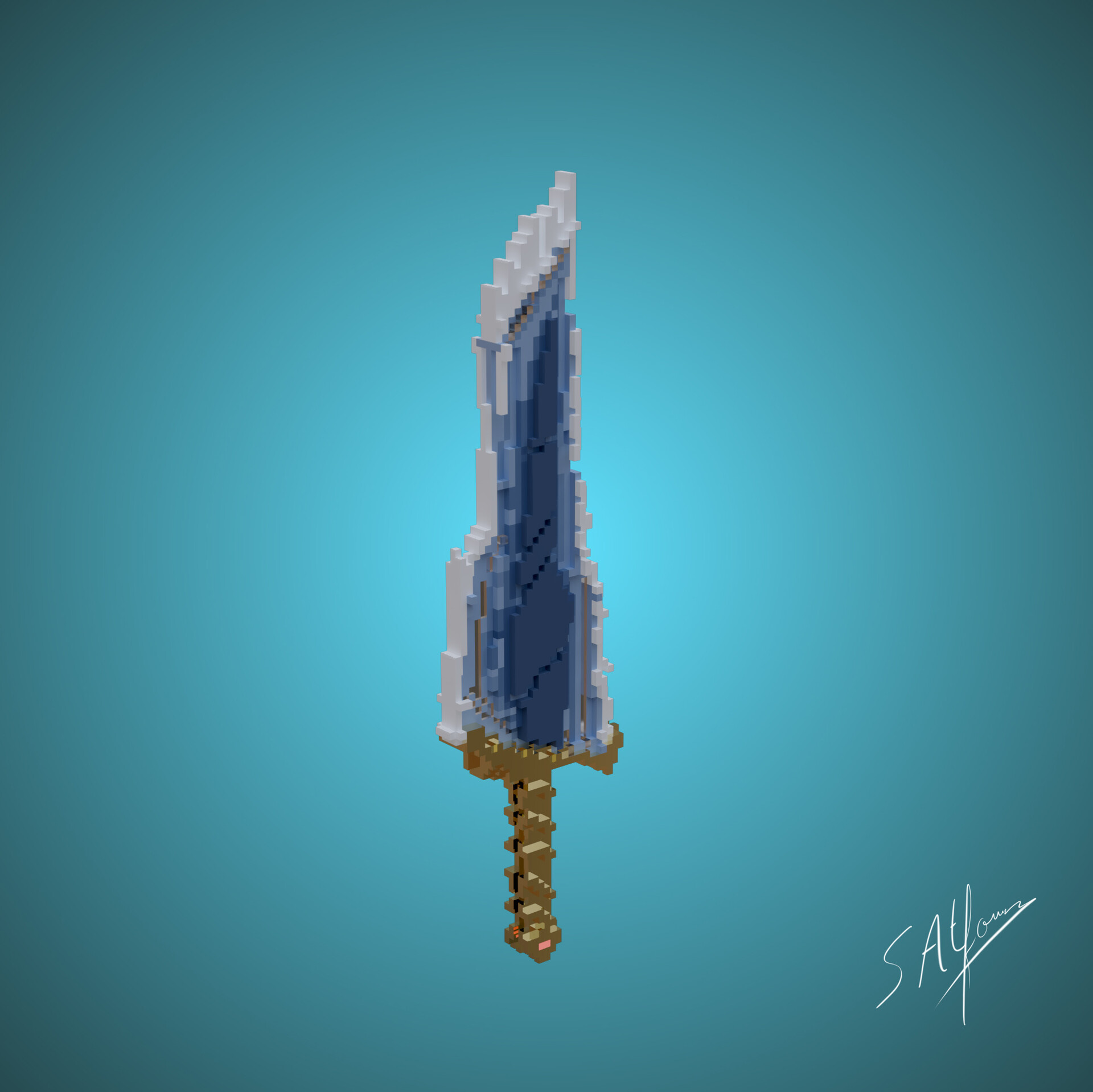 ArtStation - Sword Voxel