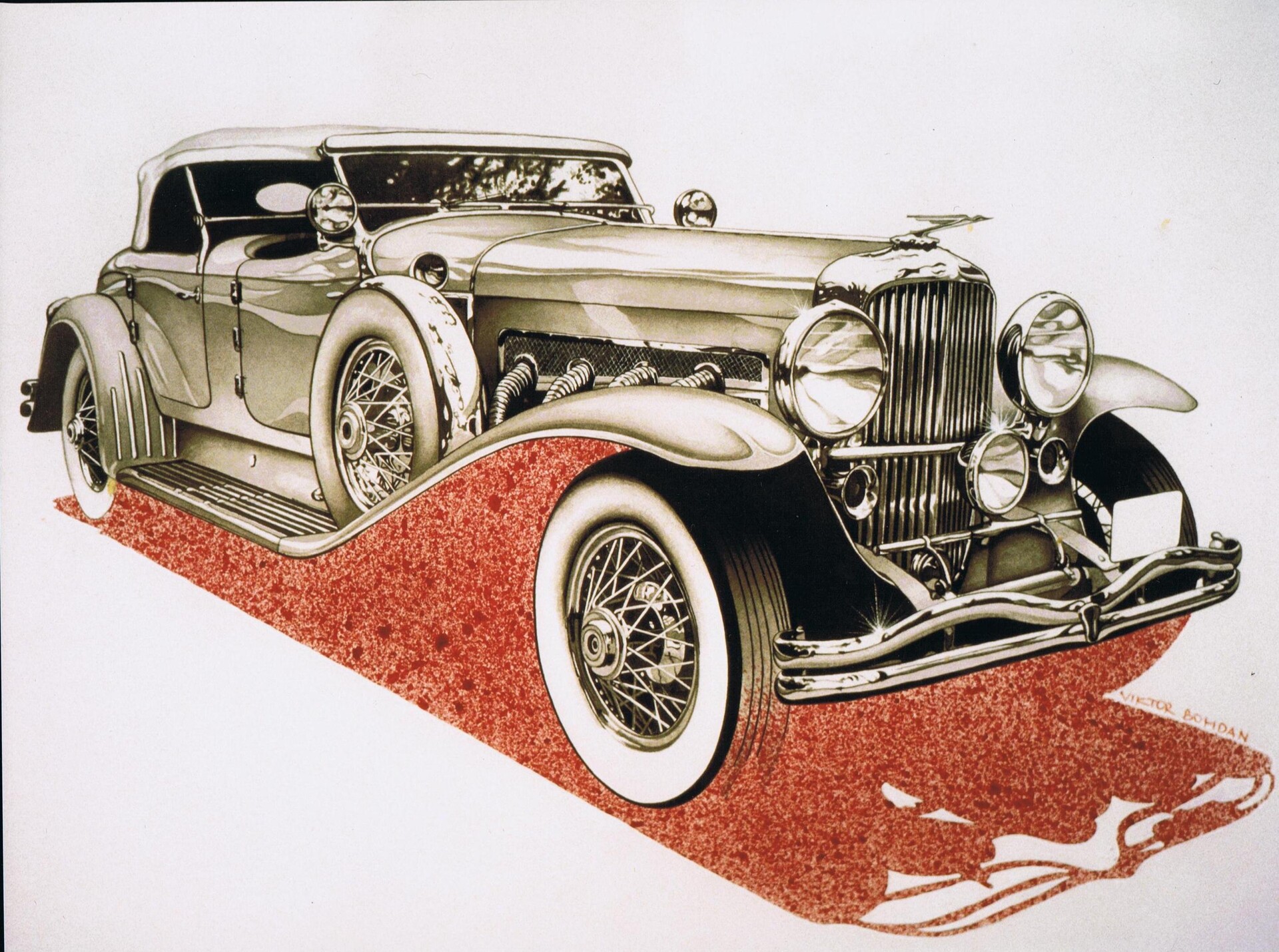 ArtStation - Duesenberg sj roadster