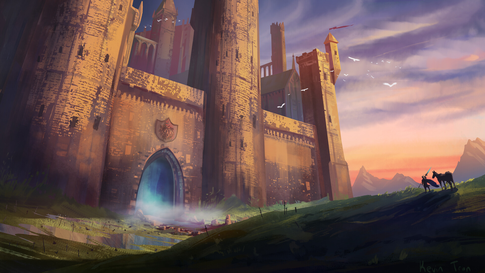 ArtStation - "Stoic" - Castle concept environment