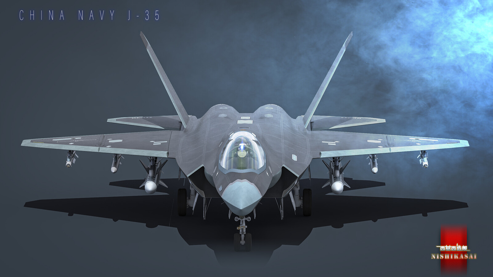tj songbo - CHINA NAVY J35 stealth fighter!