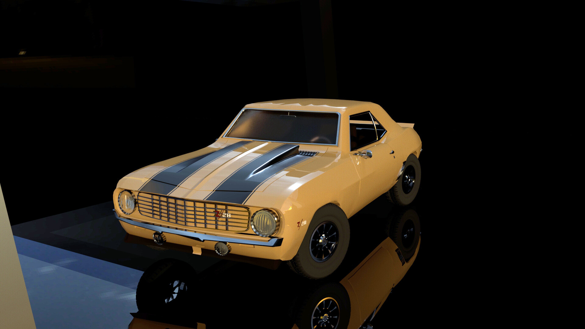 ArtStation - Camaro Z28 Car Modeling