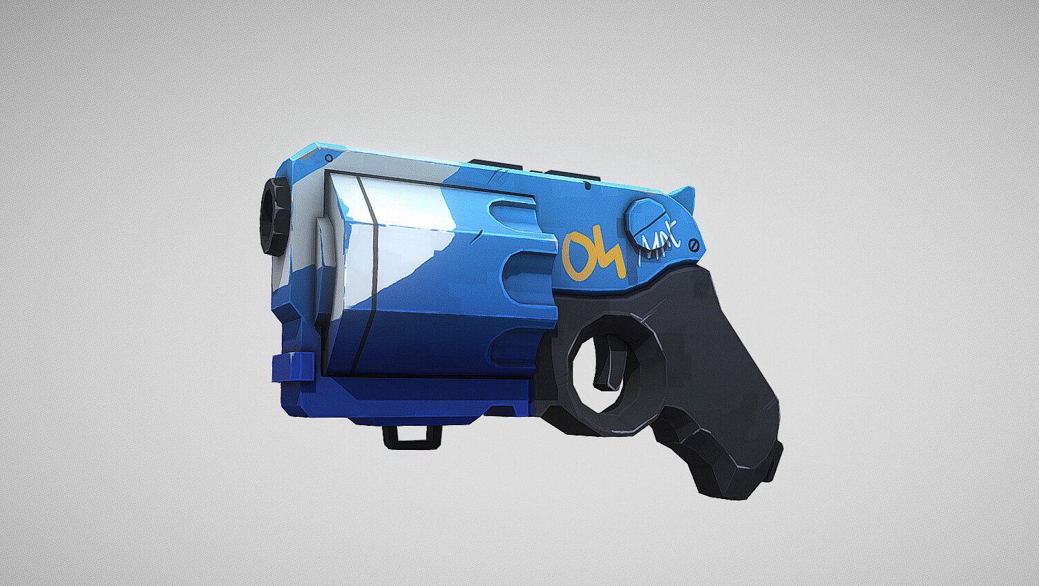 ArtStation - Hand painted gun