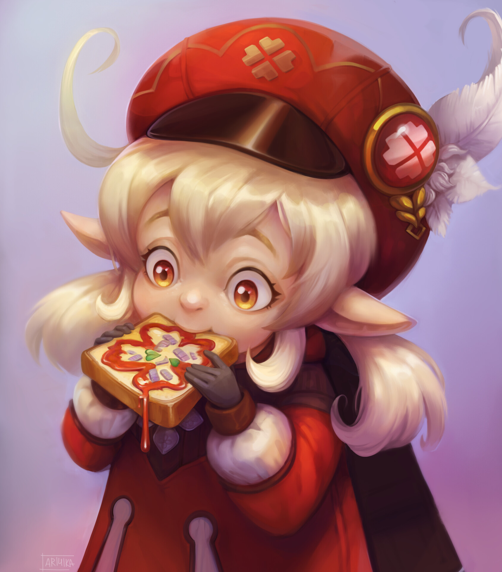 ArtStation - Klee with sandwich