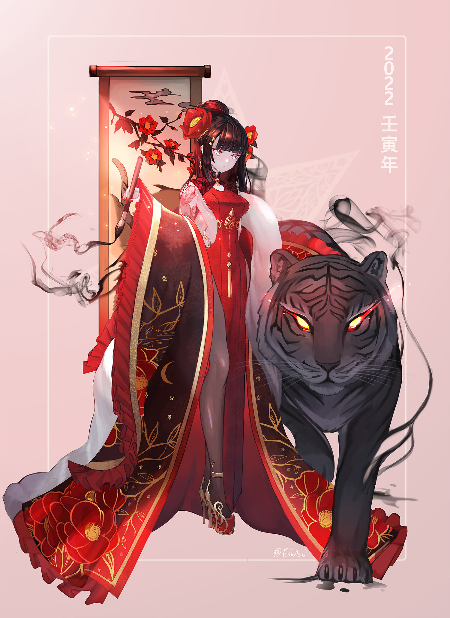 ArtStation - 2022 black tiger art