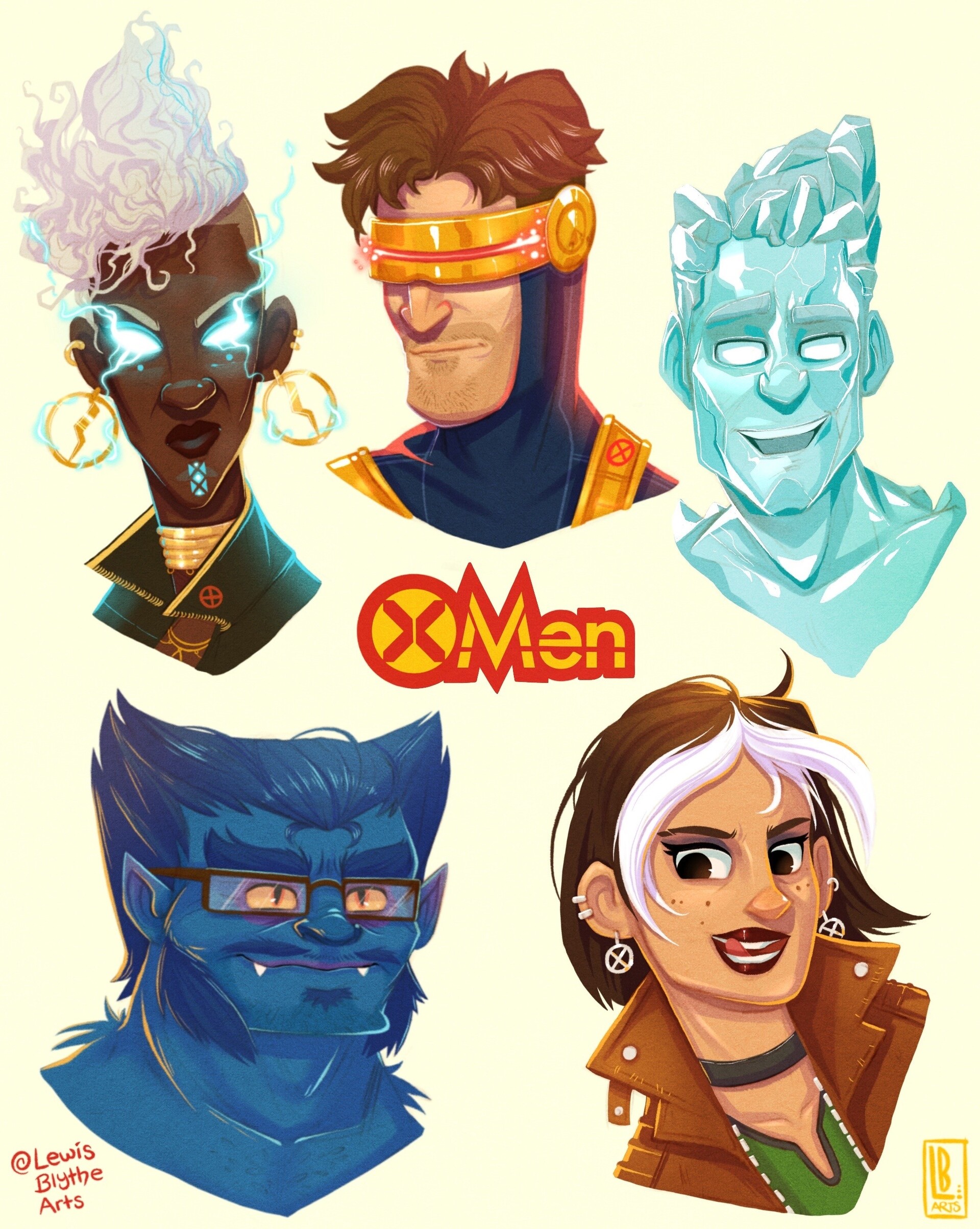 ArtStation - X-Men Character Portraits