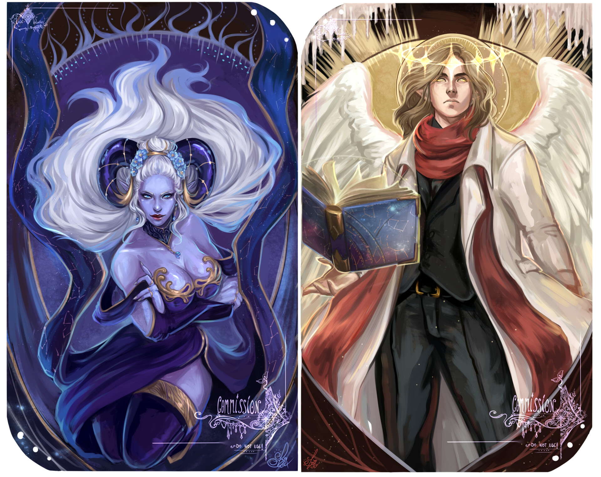 ArtStation - As Above, So Below - Matching Tarot Cards Art