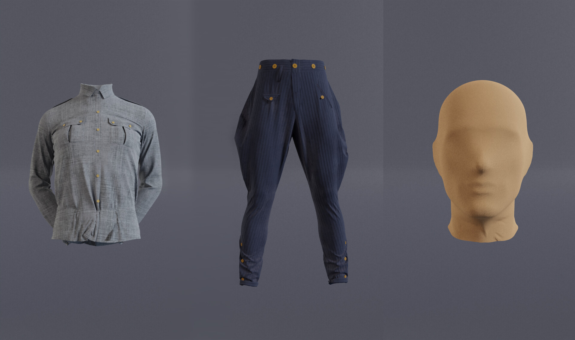 Mamkin_CGshnik - Mix military uniform old and new MD Pproject