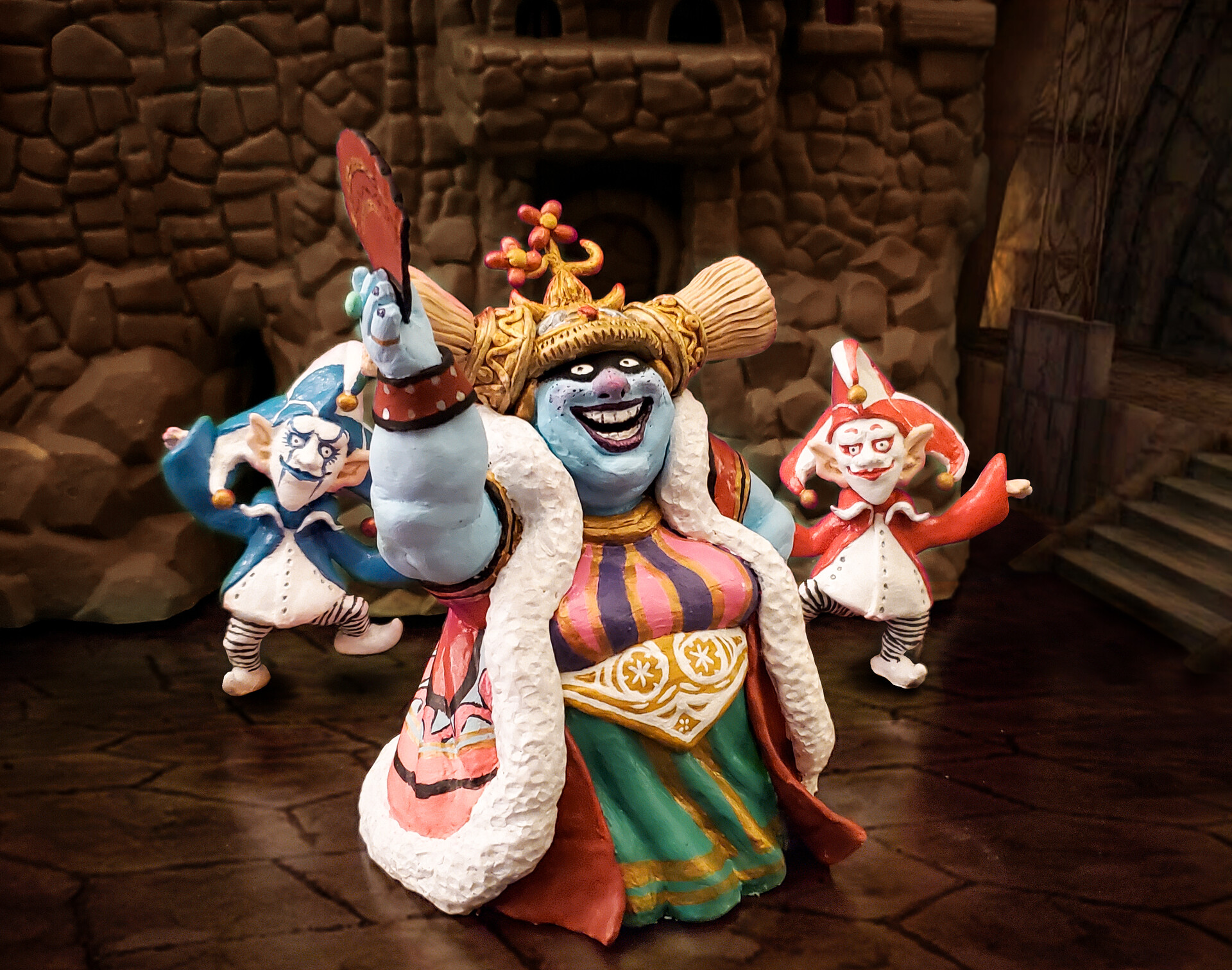 ArtStation - Final Fantasy IX - Queen Brahne with Zorn and Thorn