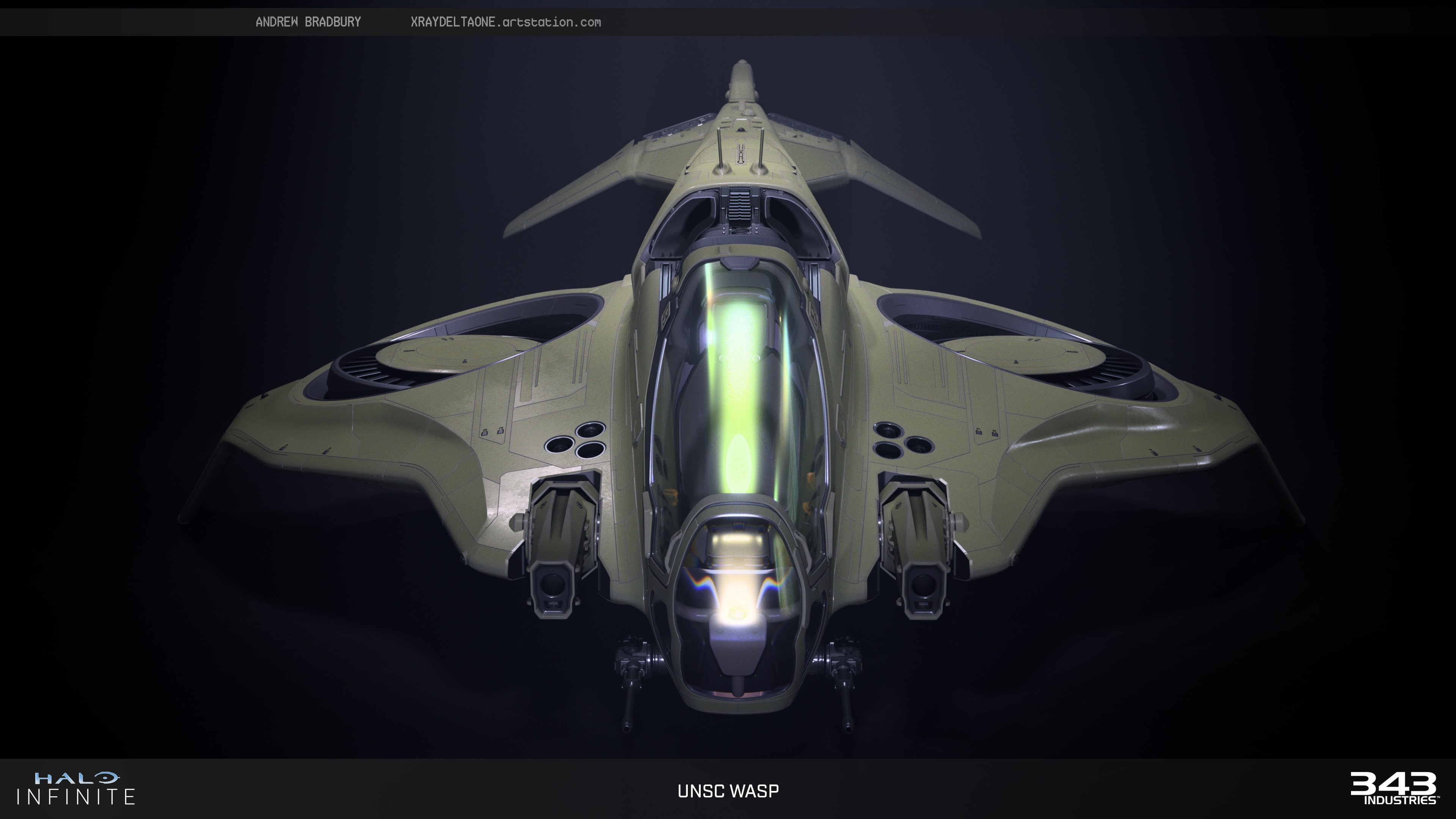 Andrew Bradbury Artstation - Halo Infinite UNSC Wasp hi-res