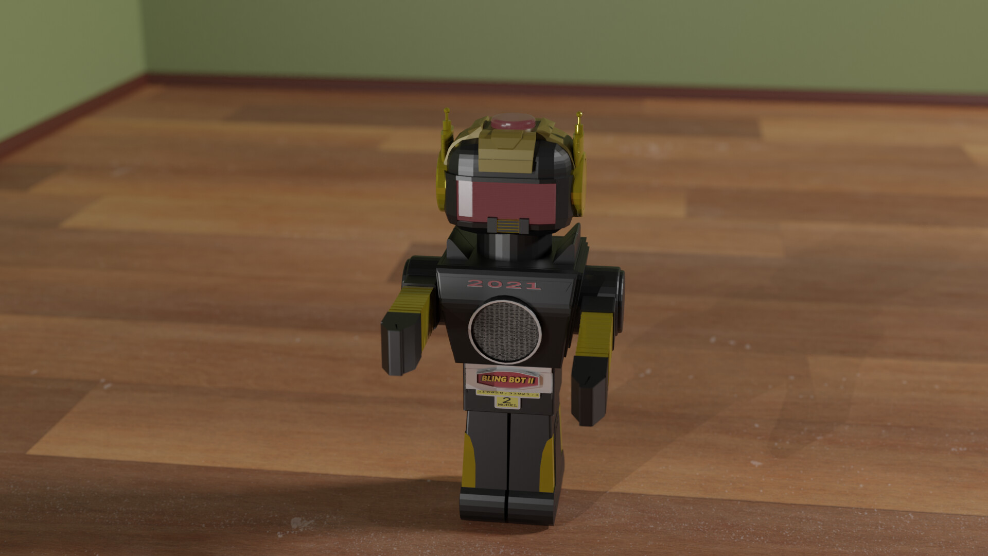 Darryl "DJ" Johnson - Toy Robot Bling Bot II