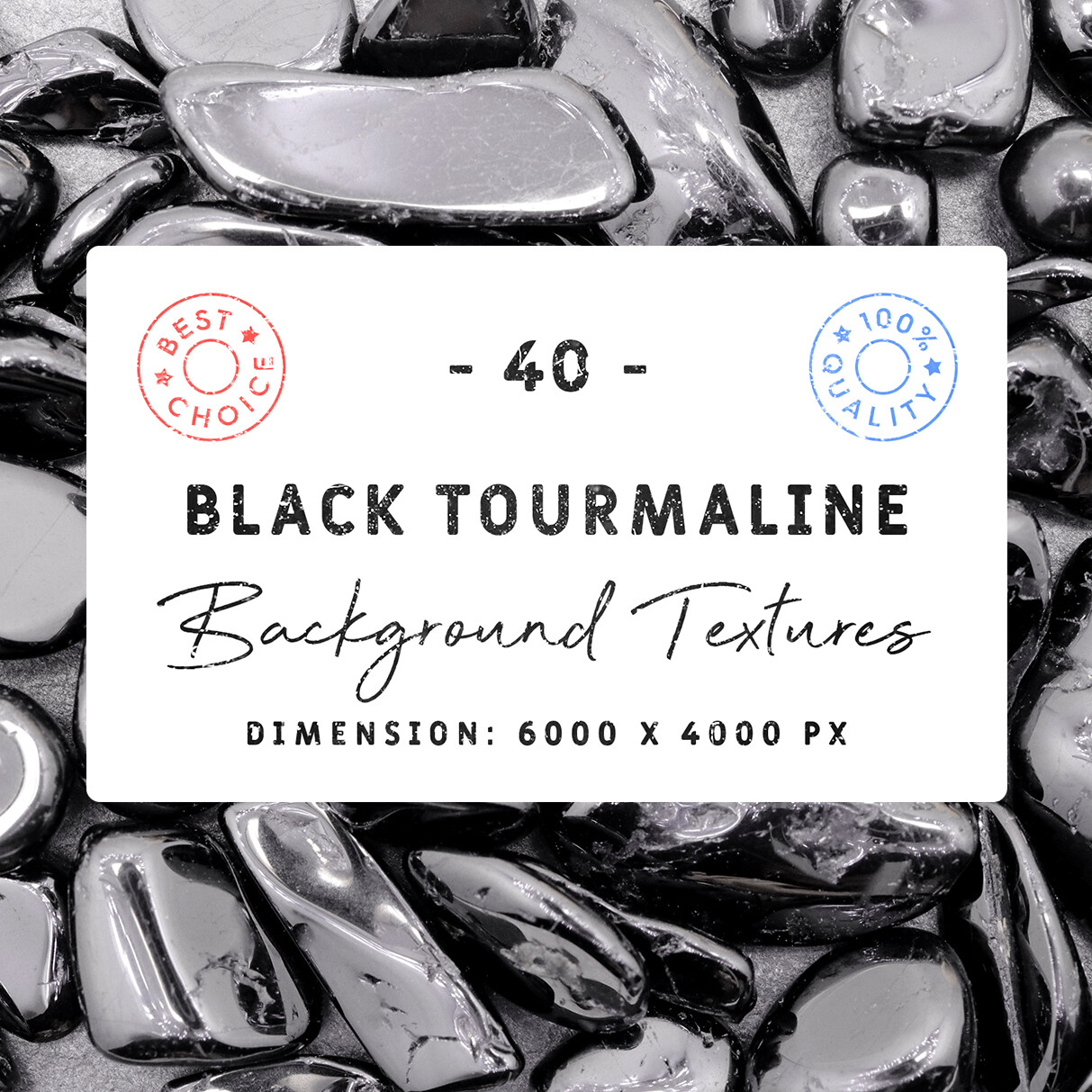 ArtStation - 40 Black Tourmaline Background Textures