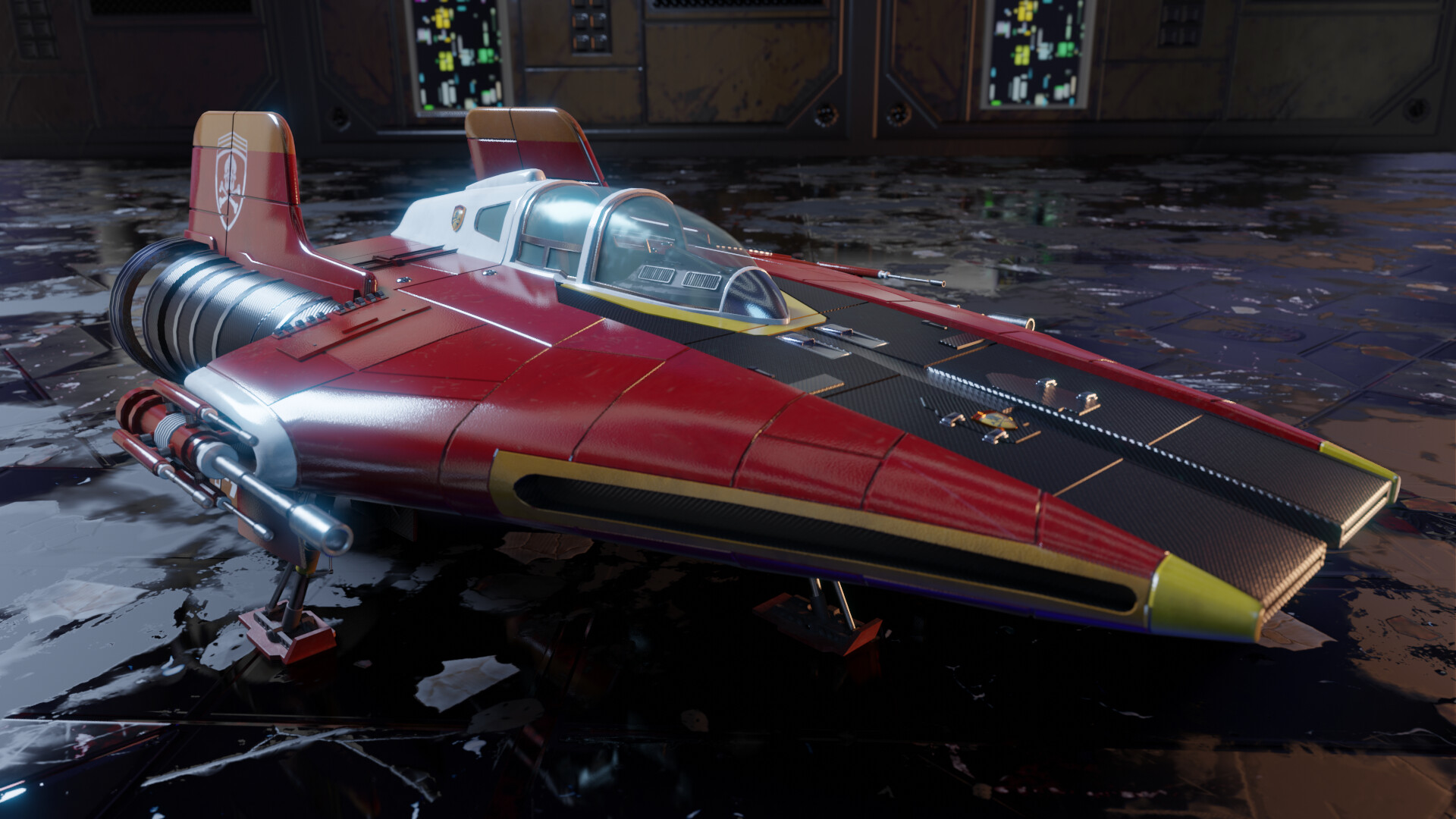 ArtStation - A-Wing Custom