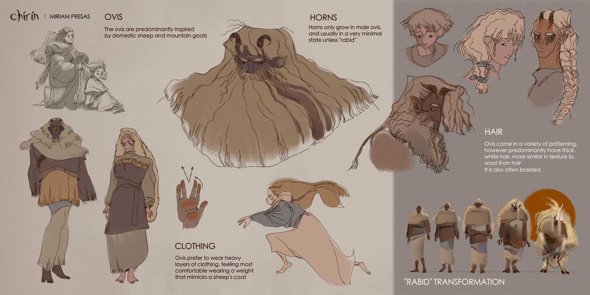 Miriam Presas - Chirin Characters