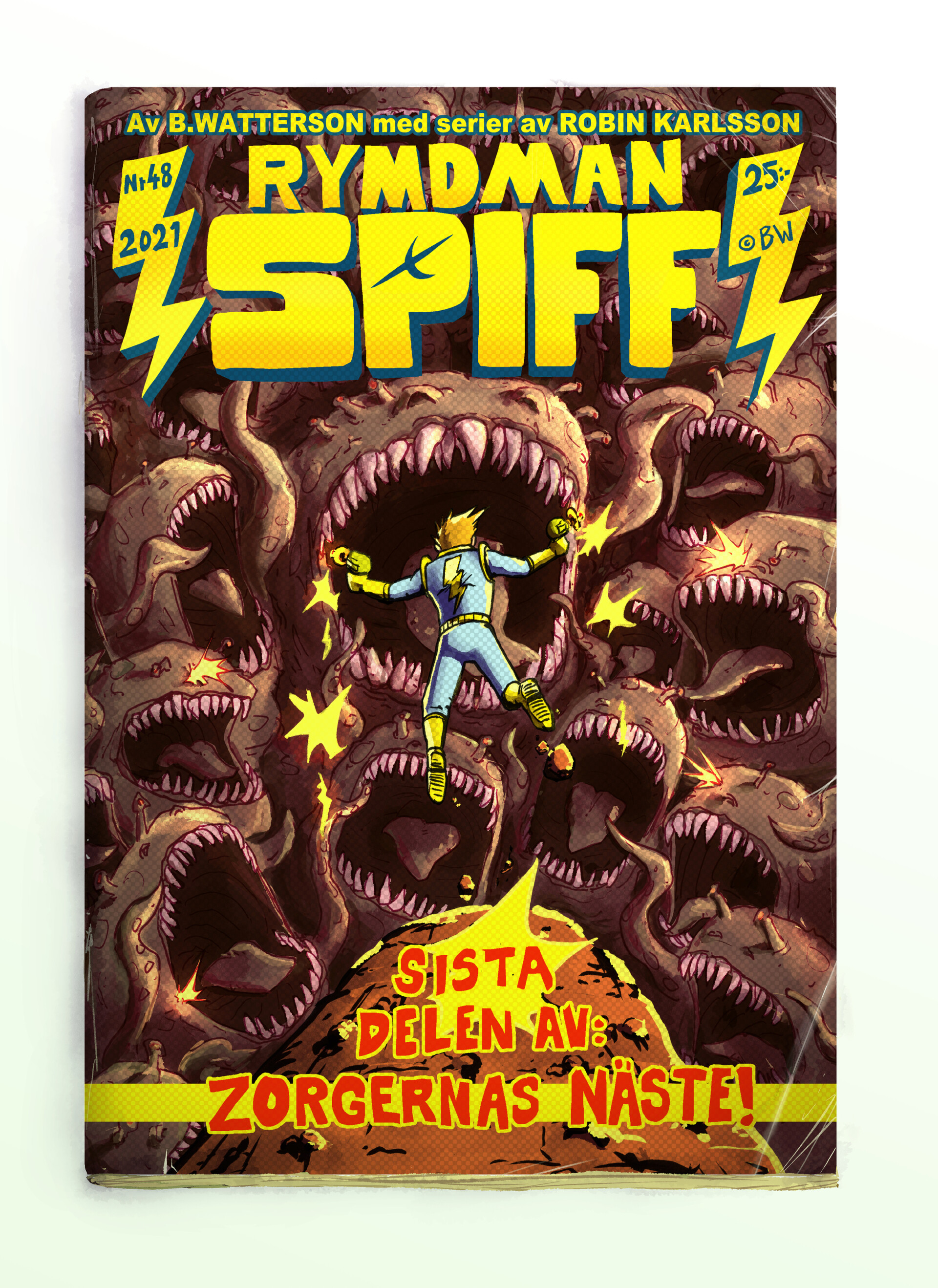 ArtStation - Rymdman Spiff, Comic book Cover