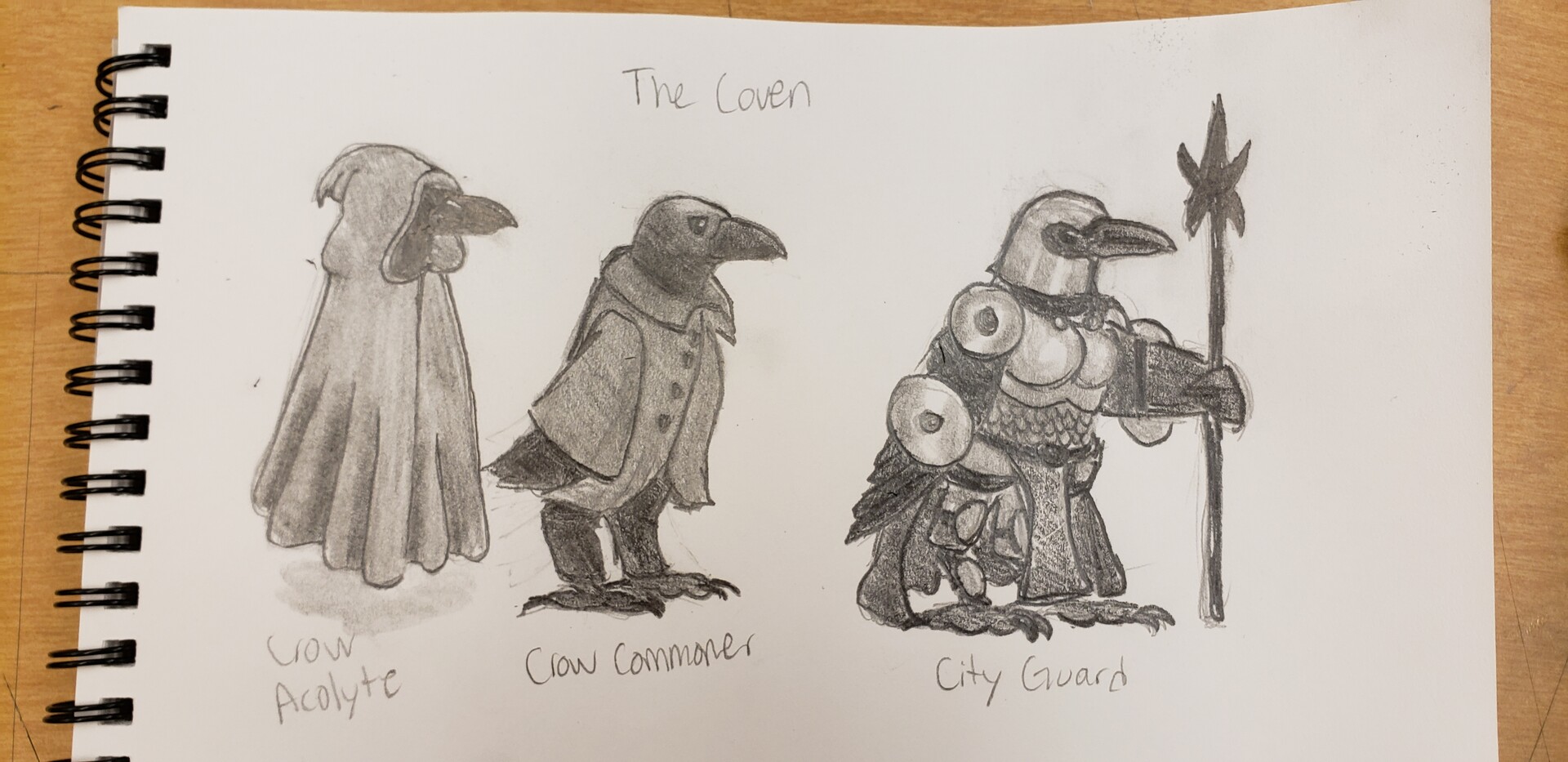 ArtStation - Crow NPCS/Enemeis Concept Art