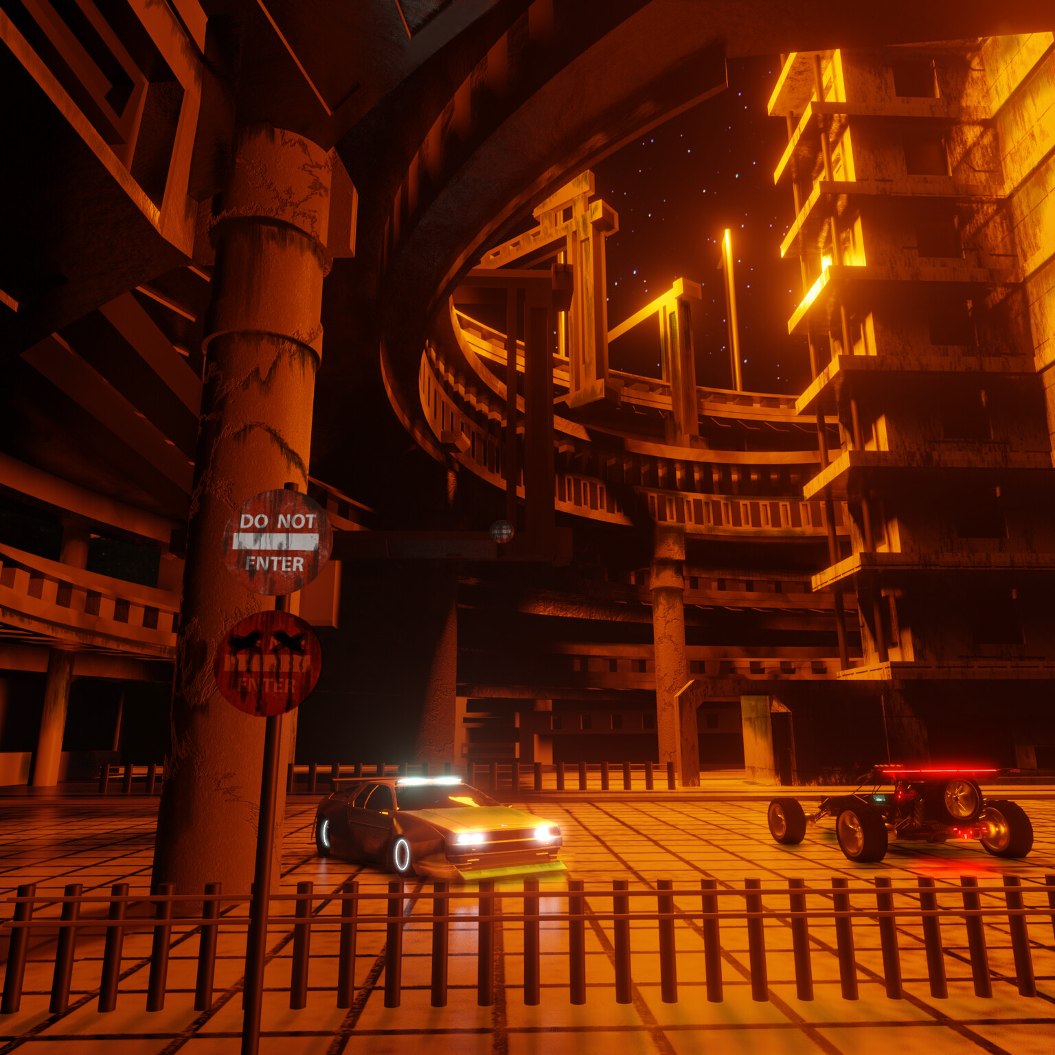 ArtStation - Under the overpass