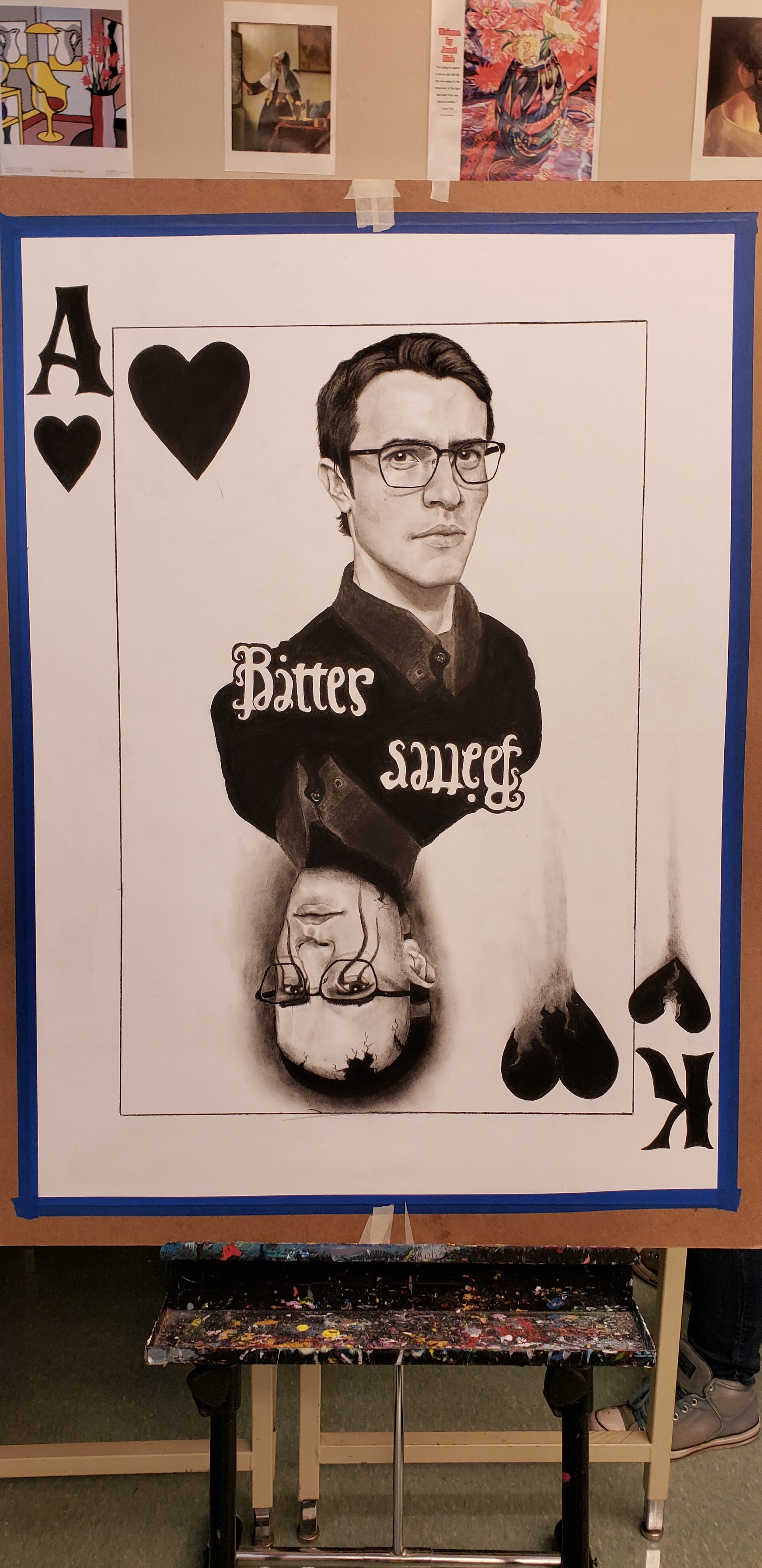 ArtStation - "Bittersweet" Hyperrealistic Dual Self-Portrait