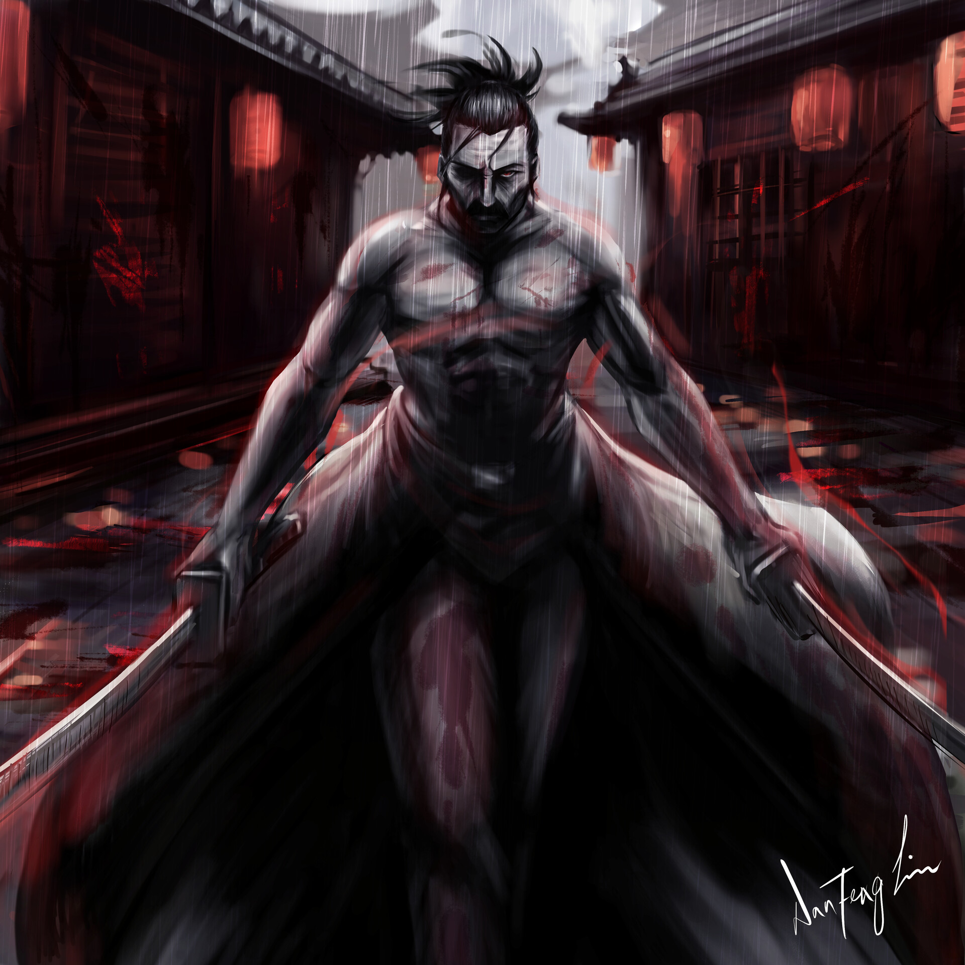 ArtStation - OC Jin - The Shogun of Avarice