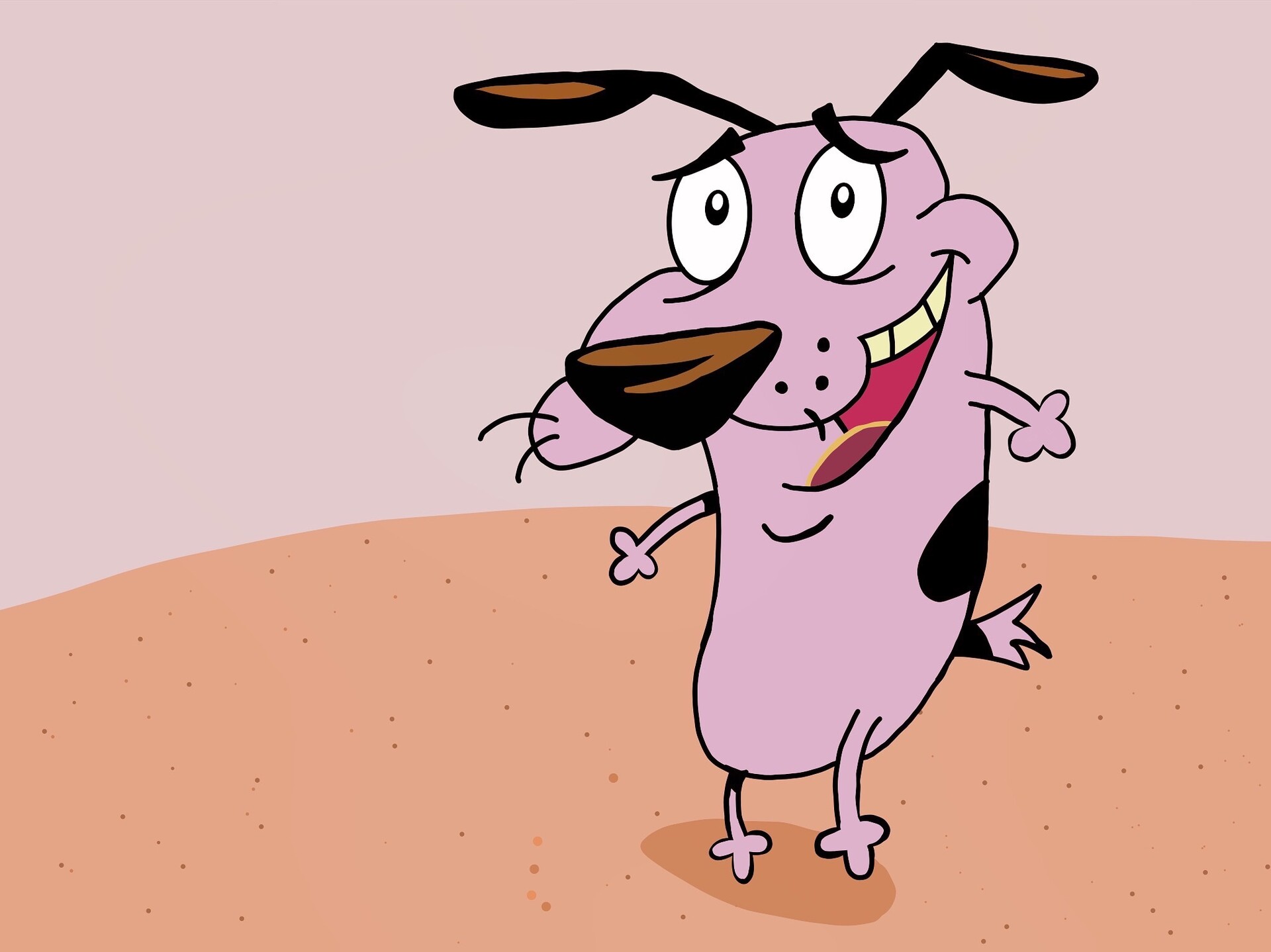 ArtStation - Courage the Cowardly Dog