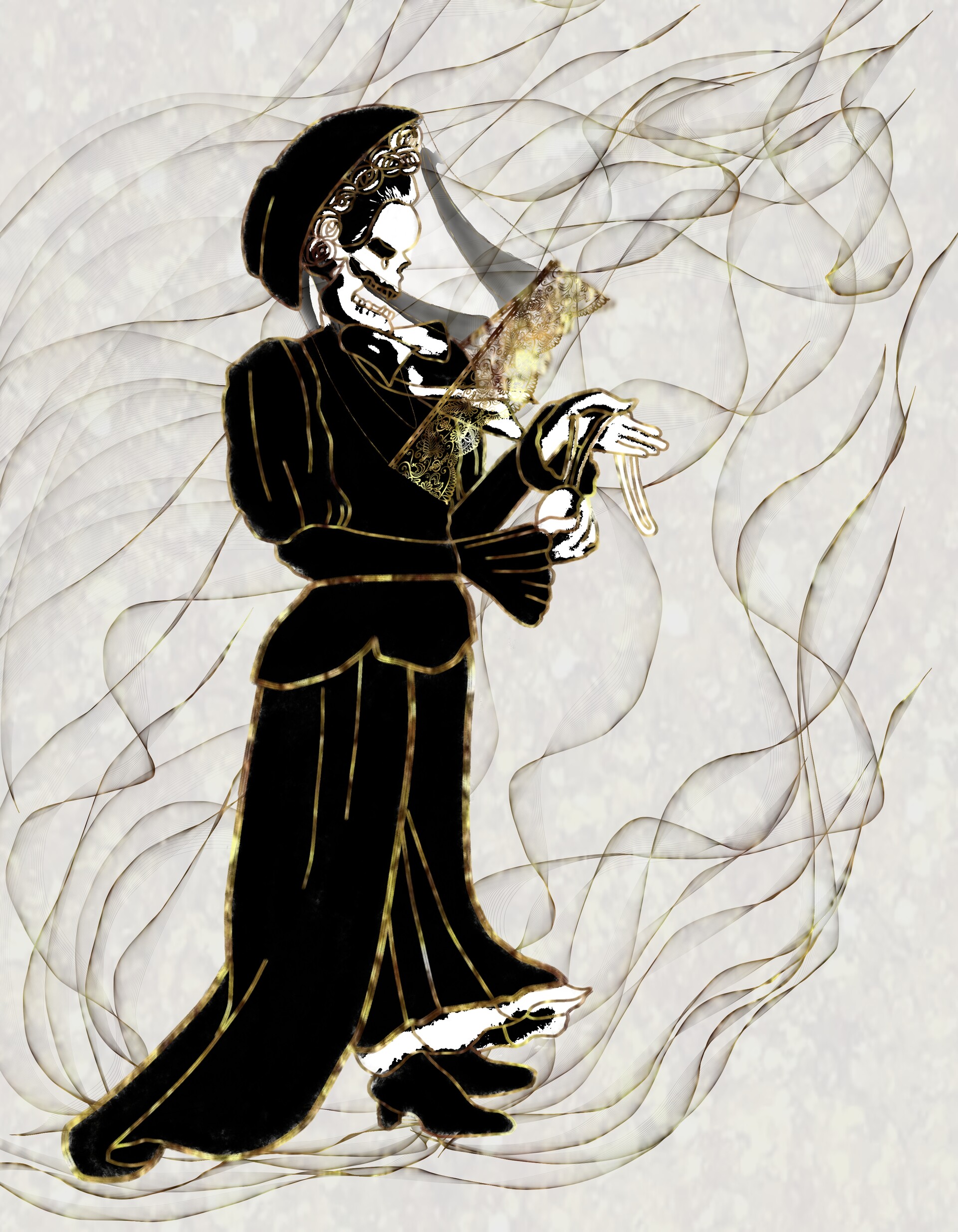 ArtStation - Ghost in Gold LEaf