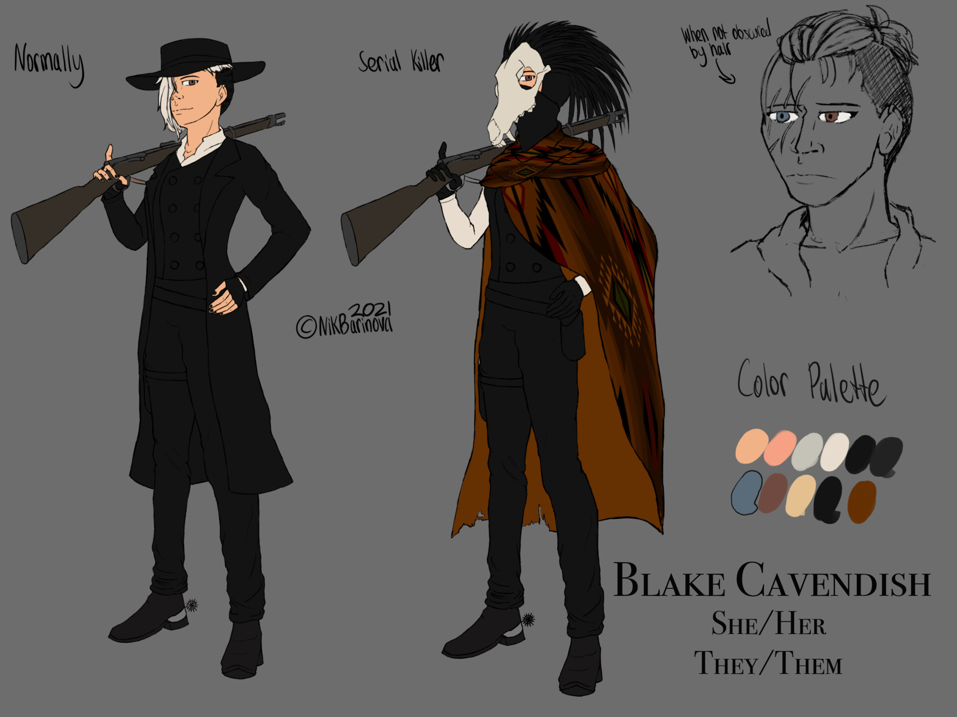 ArtStation - Western OC: Blake Cavendish