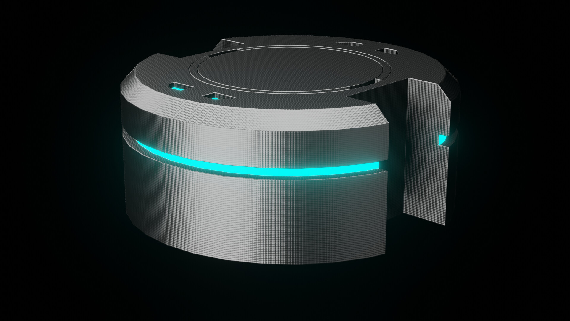 ArtStation - Hard Surface Modelling Practice #8 - Sci-fi Display Pad