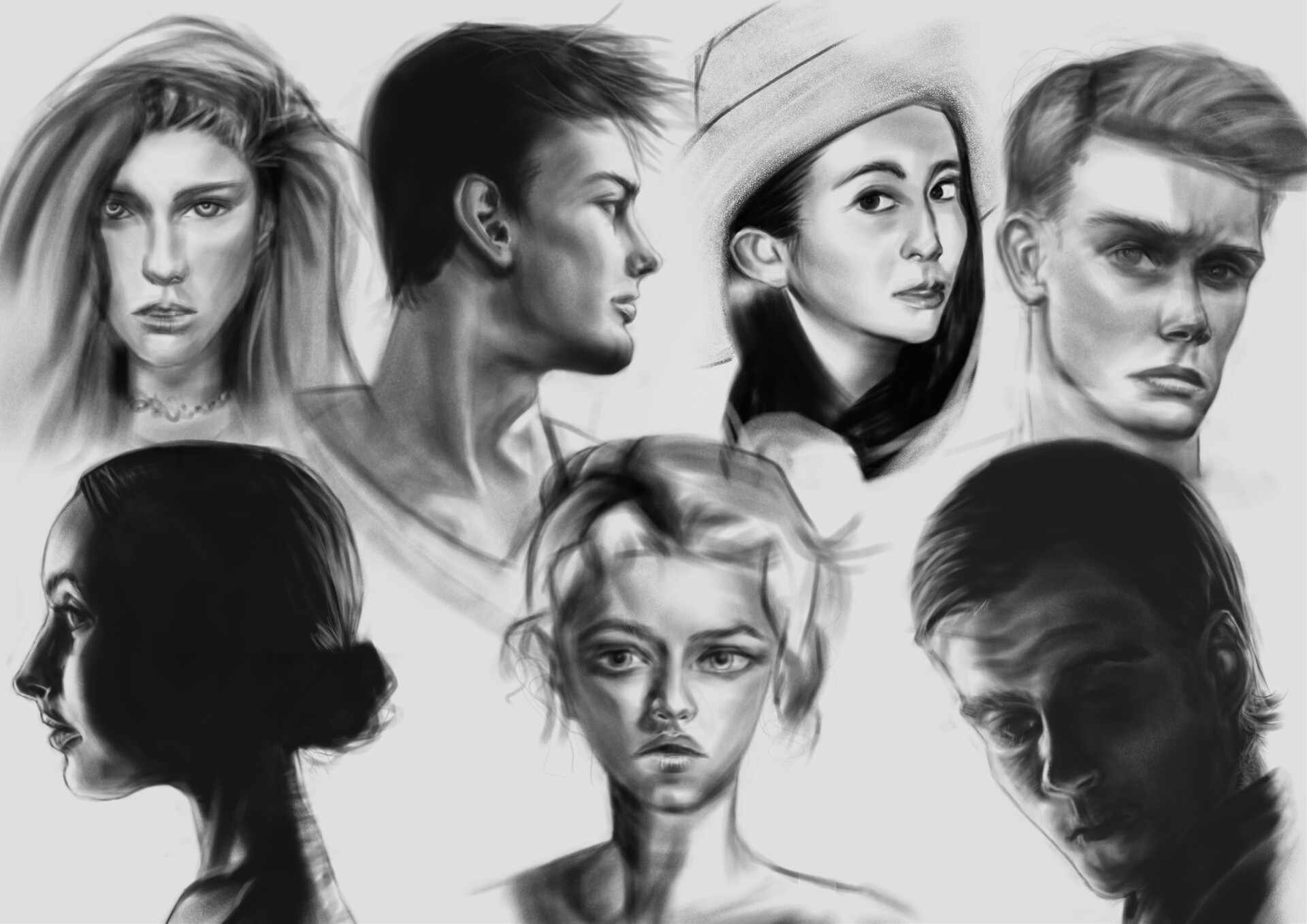 ArtStation - One Hour Portraits