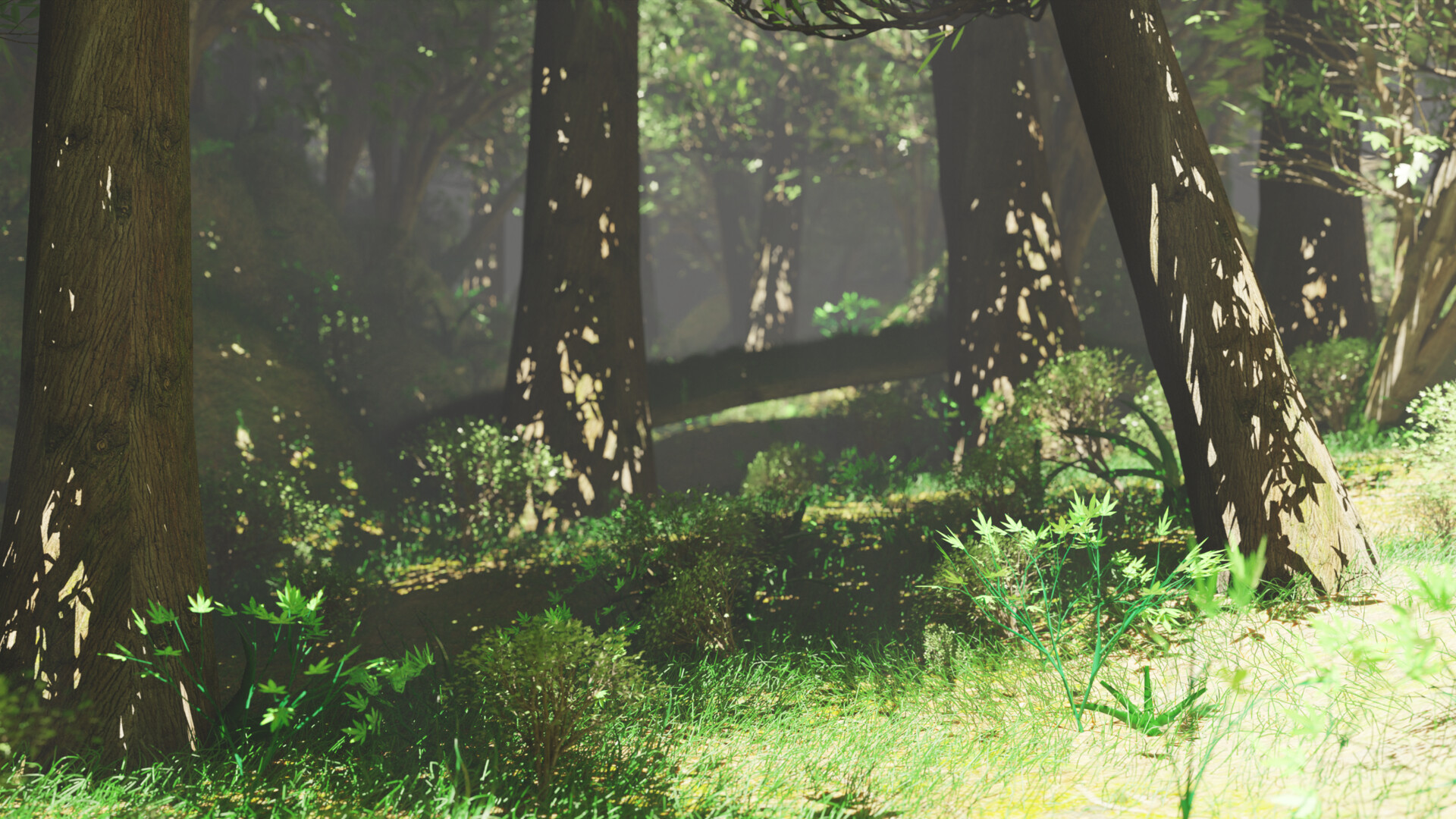 ArtStation - Forest scene