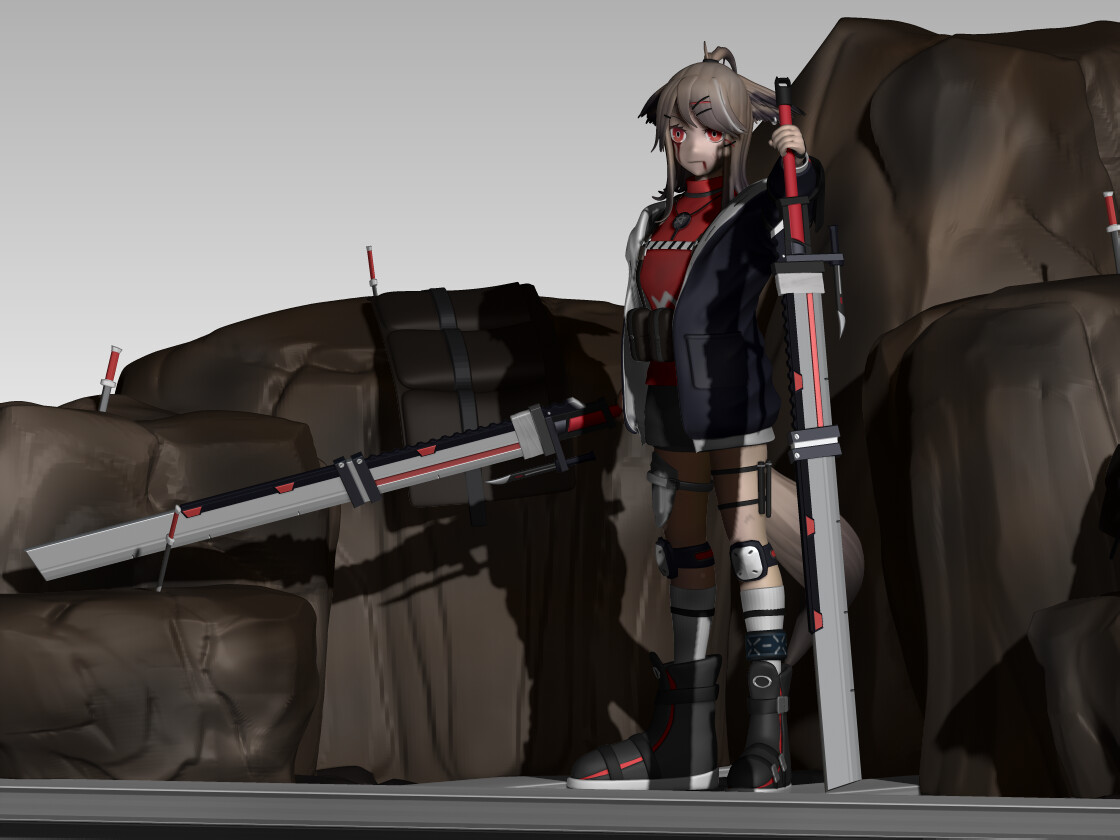 ArtStation - Arknights cutter