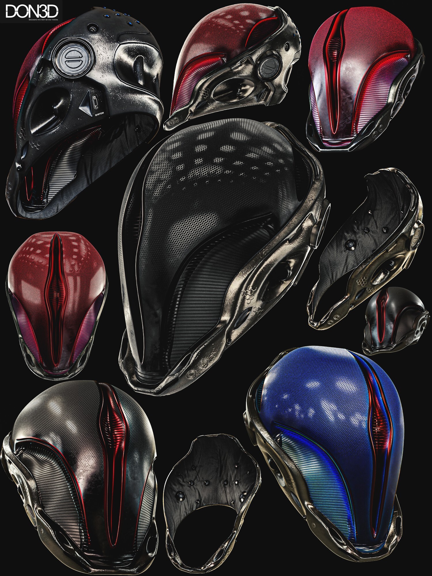 ArtStation - Sniper helmet