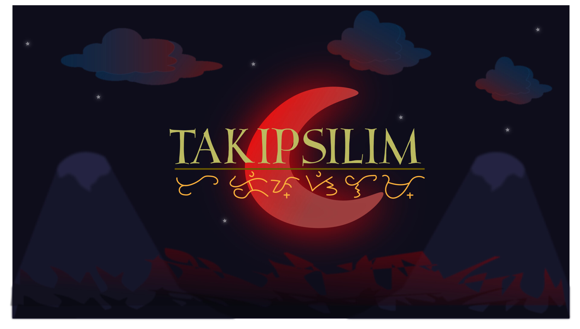 ArtStation - "TAKIPSILIM" Game Title Screen