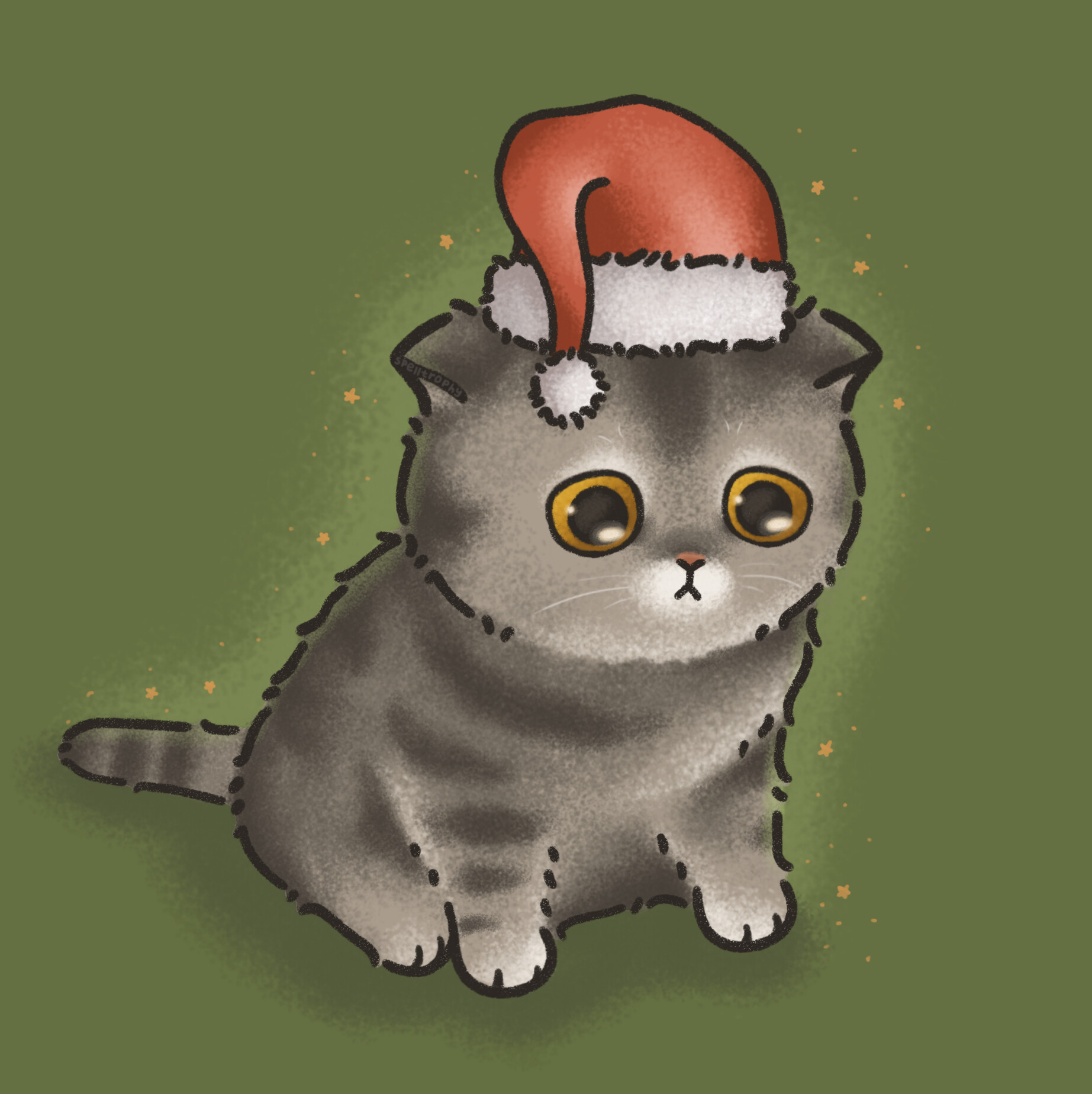 ArtStation - Cat meme It's my party New year / Happy birthday