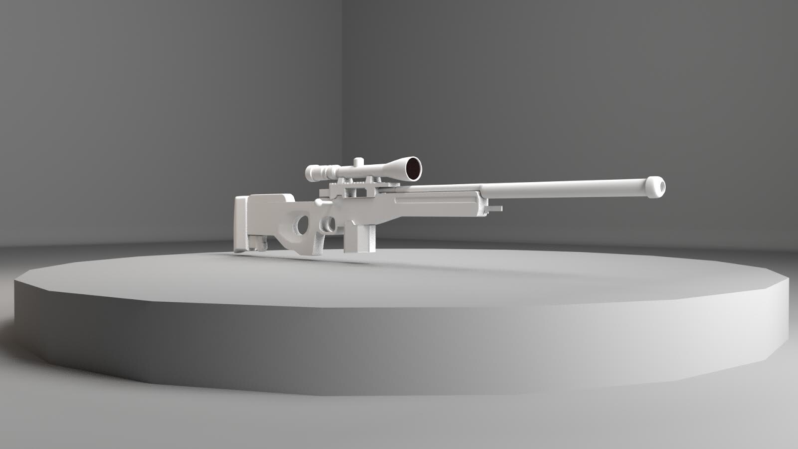 ArtStation - Sniper 3D model