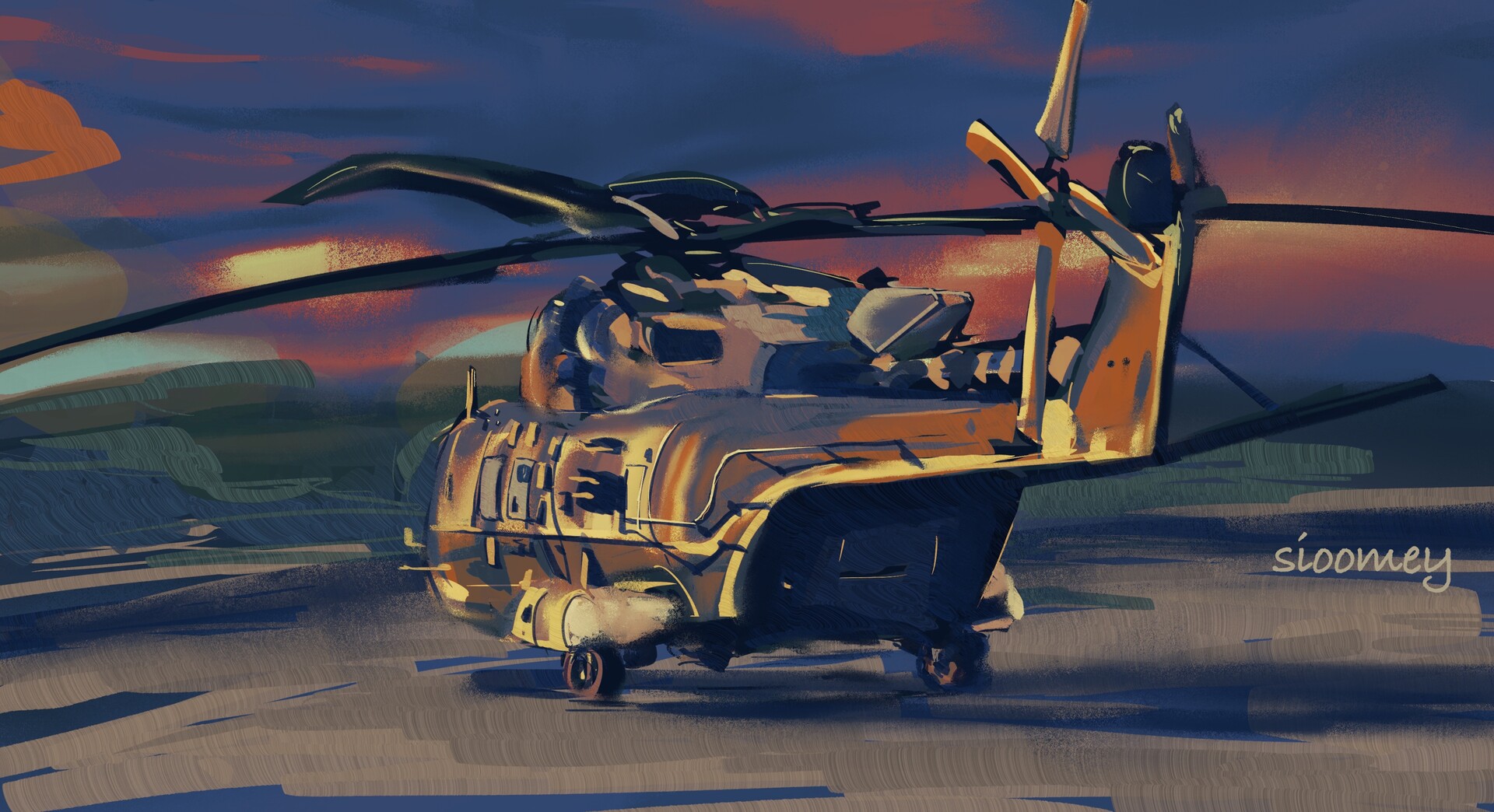 ArtStation - Helicopter