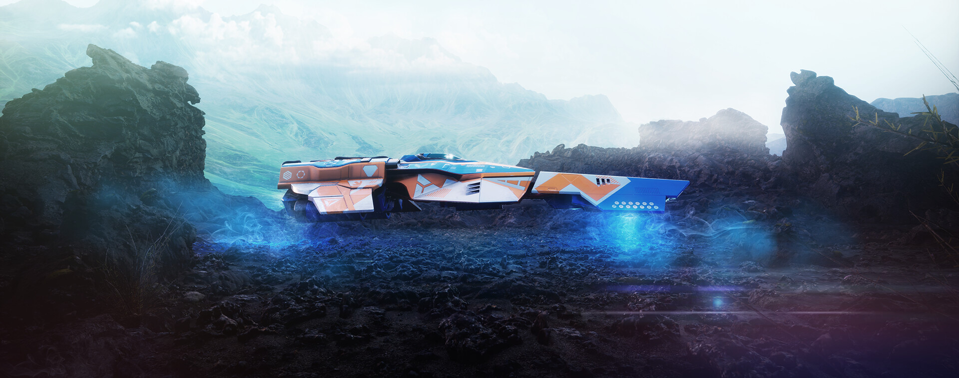 ArtStation - Wipeout Vehicle (Fan Art)