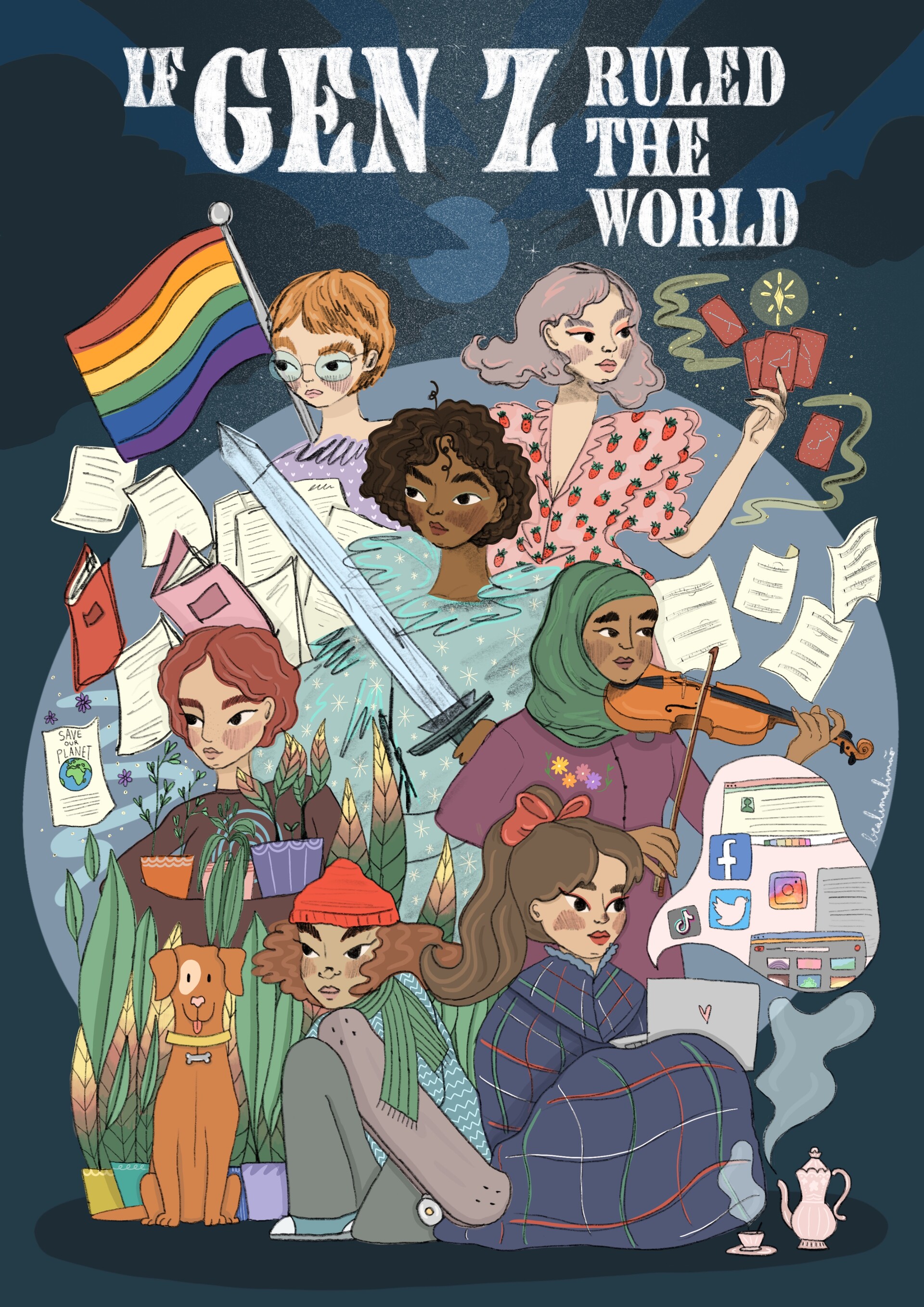 ArtStation - If GenZ Ruled The World