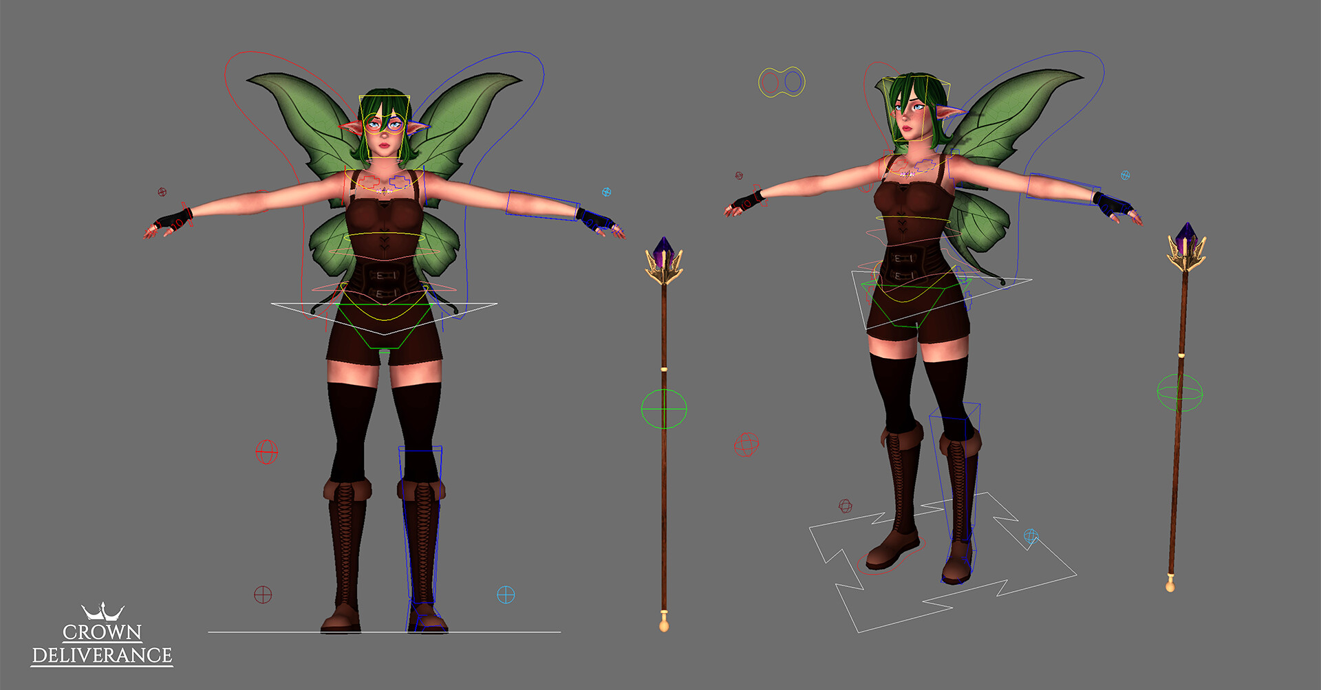 ArtStation - Fairy Rig, 2021