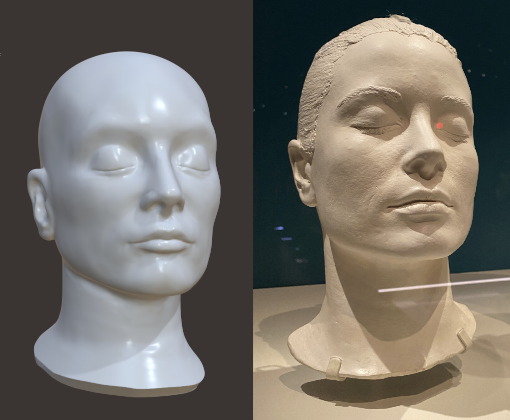 ArtStation - Sculpt of Grace Kelly's life mask