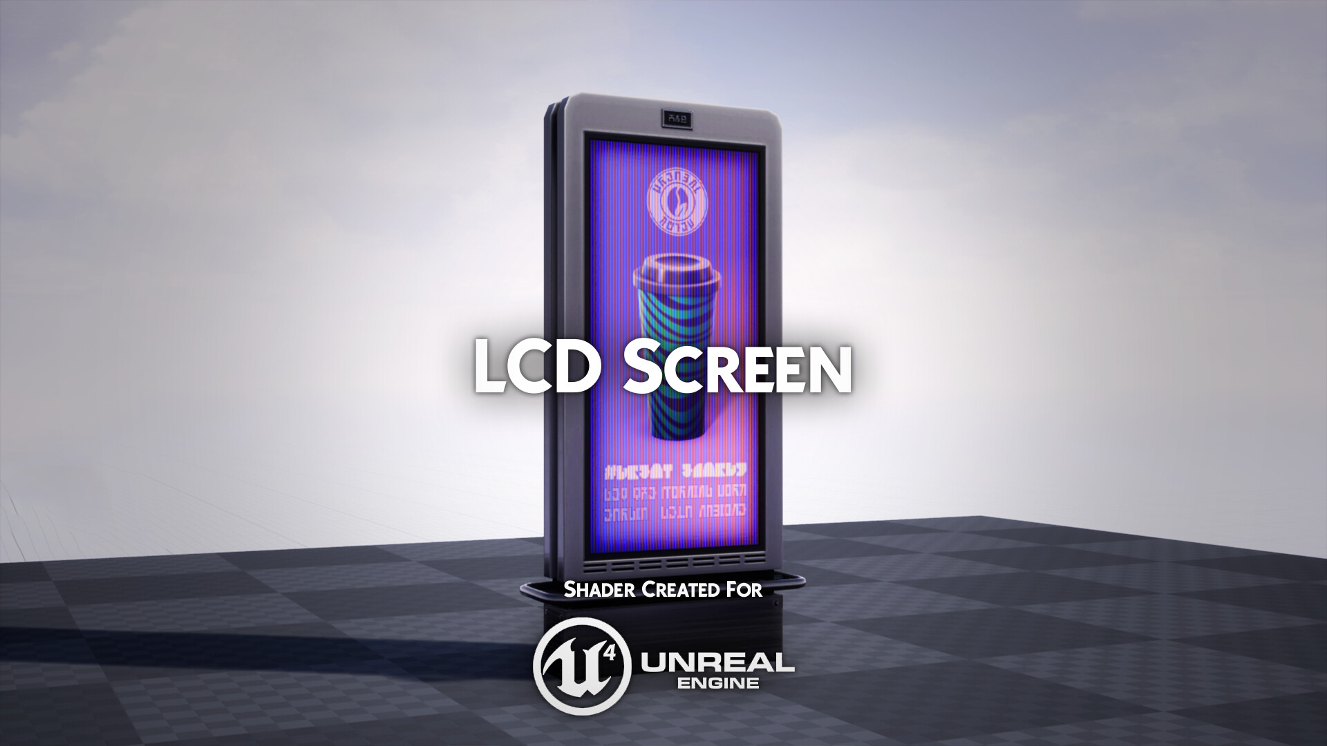 ArtStation - LCD Screen Shader - Unreal Engine 4