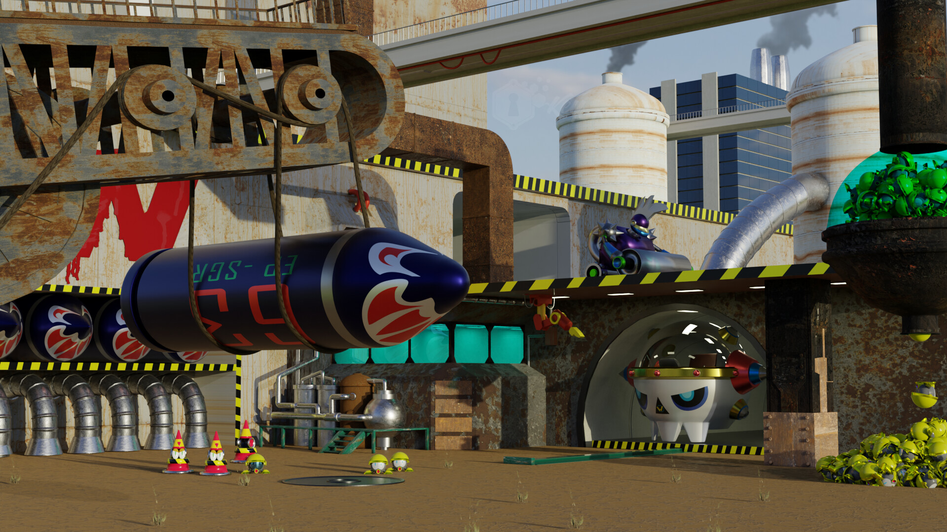 ArtStation - Marvel vs Capcom - Dr. Wily's Military Base