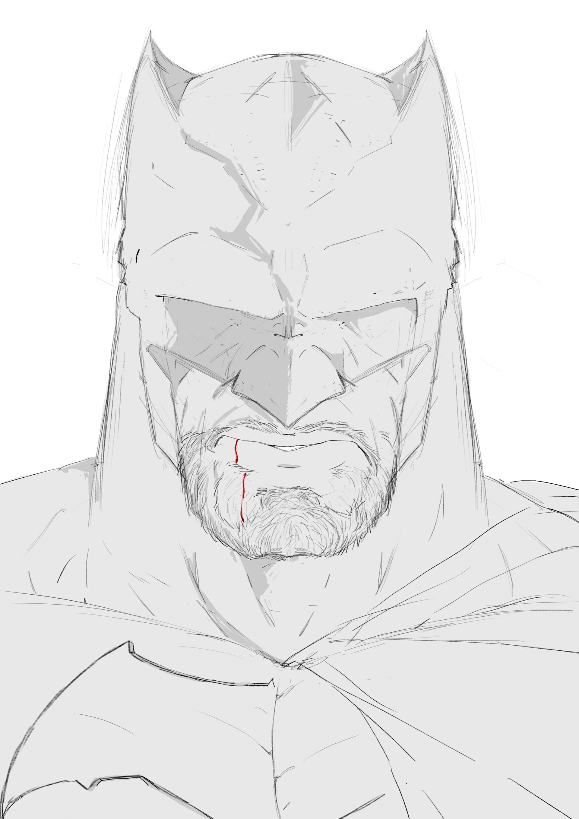 ArtStation - Batman sketch!