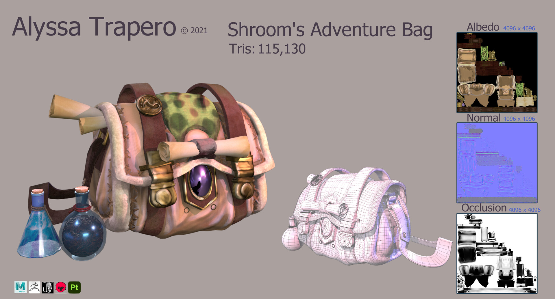 ArtStation - Shroom's Adventuring Bag