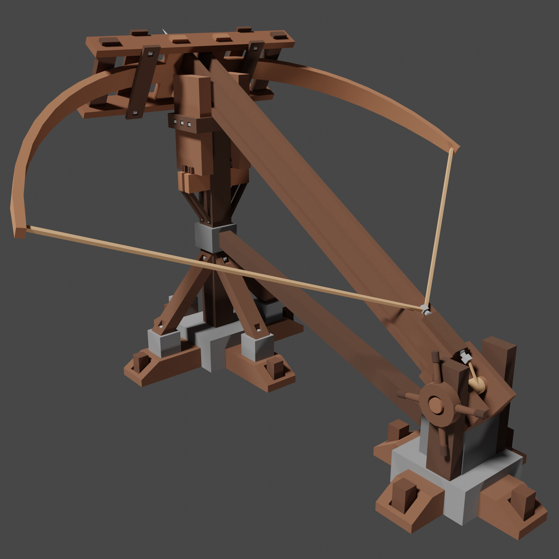 ArtStation - Low-Poly Ballista