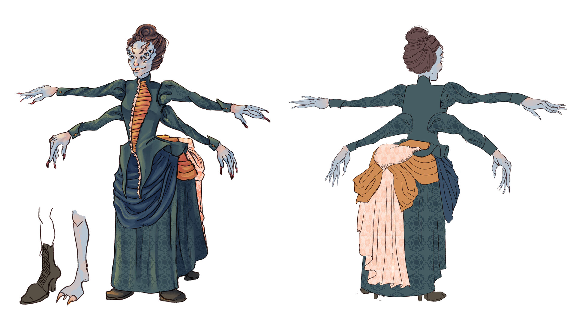 Joy Miksit - Madame Arachnae - Victorian Spider Lady Character Concept ...